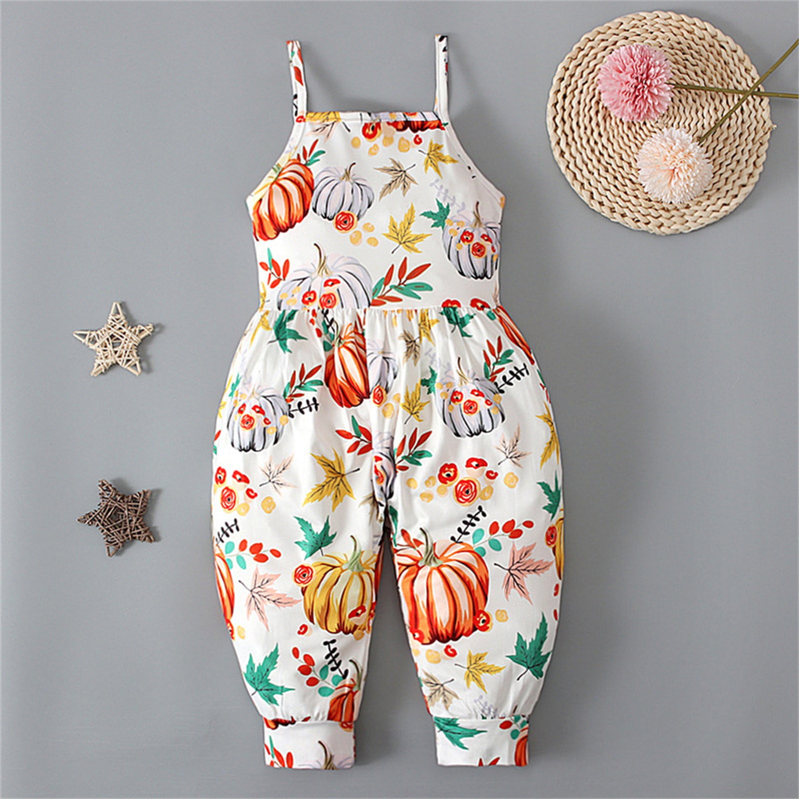 NOKIO Children'S Strapless Jumpsuit, Girls Hallow-een Lace-Up Jumpsuit ...