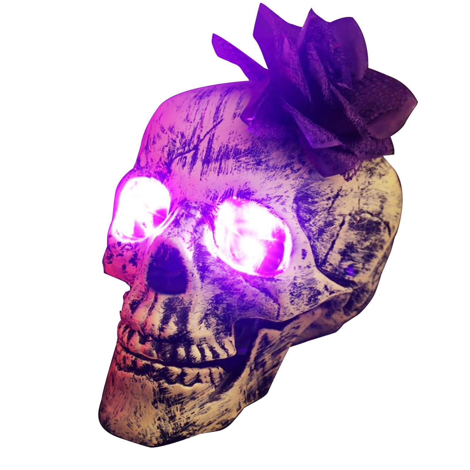 BNNG Halloween Animatronics Skull Stakes Pathway Markers, Hanging ...