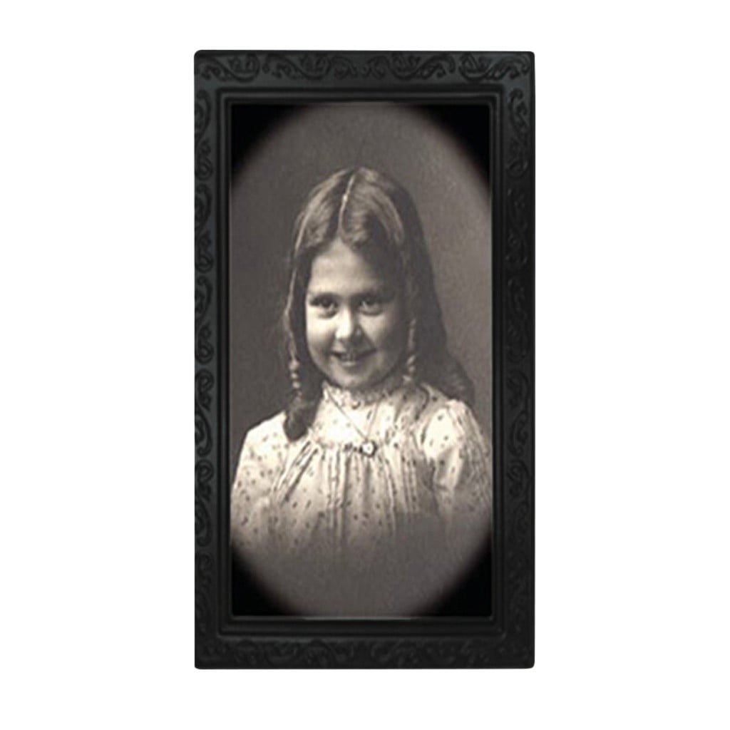 BNNG Halloween Decorations 3D Changing Face Moving Picture Frame Creepy ...