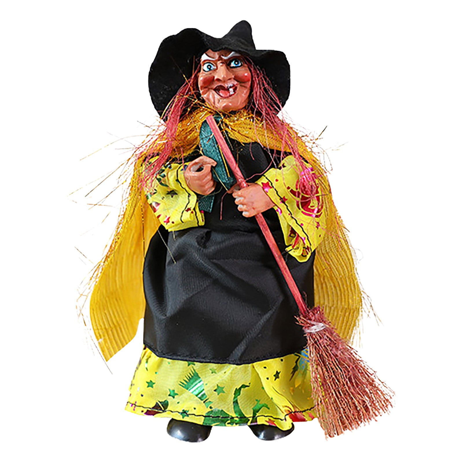 BNNG Halloween Witch Ornaments, 6.5" Flying Witch Figures on ...