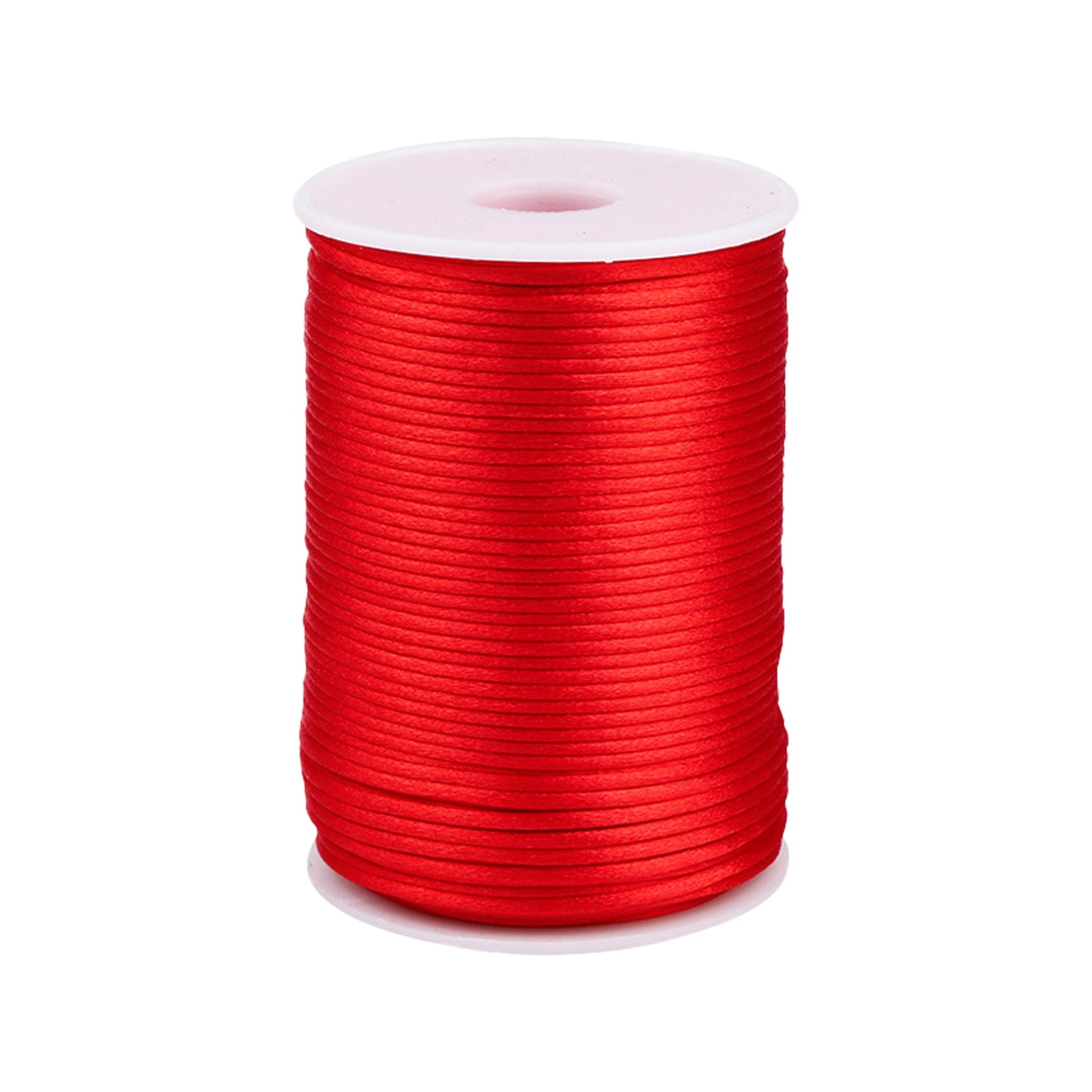 BNNG Hand Woven Rope Line Red Rope Red Nylon Cord Satin String for ...