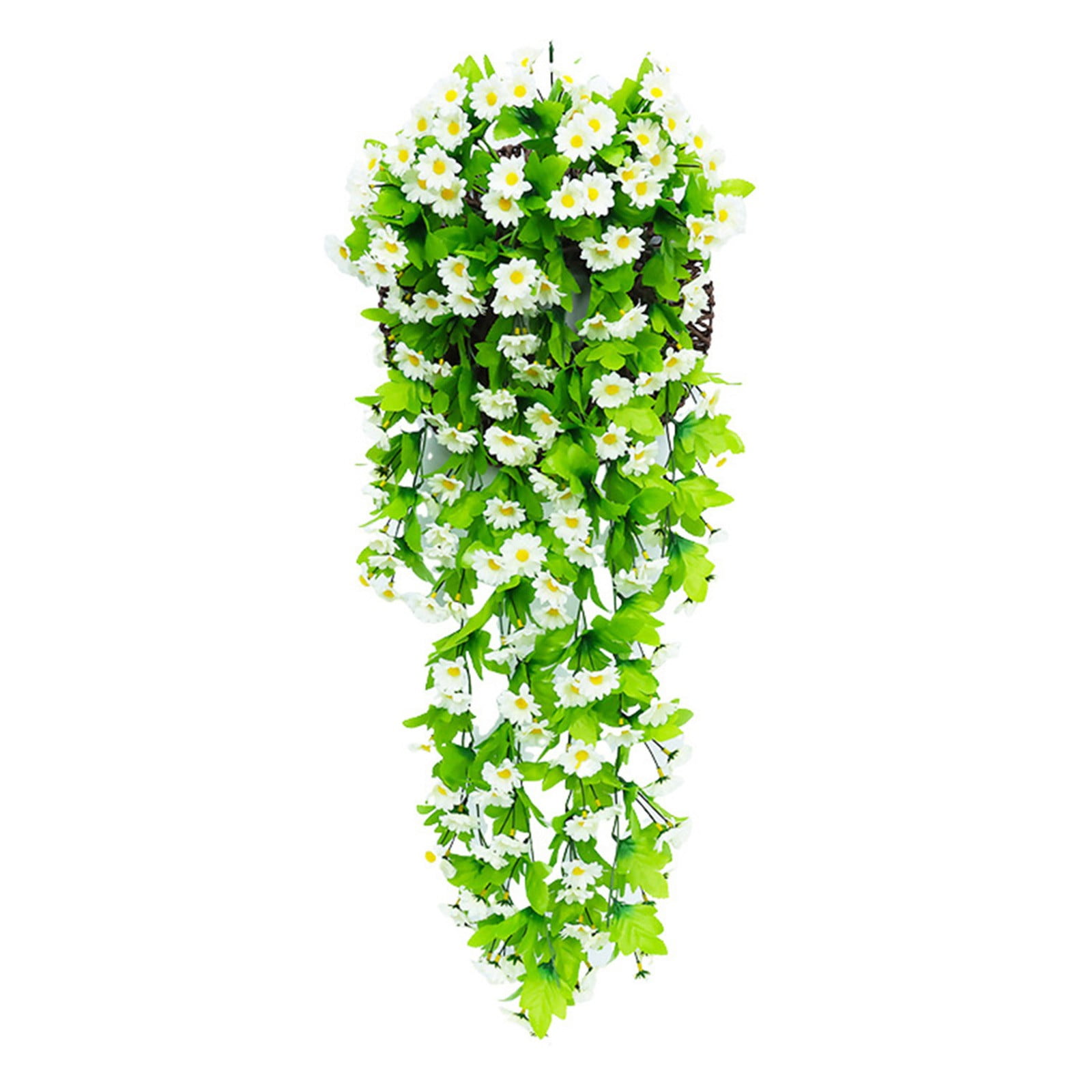 BNNG ‌Hanging Wisteria Garland - Artificial Violet & Orchid Flower ...
