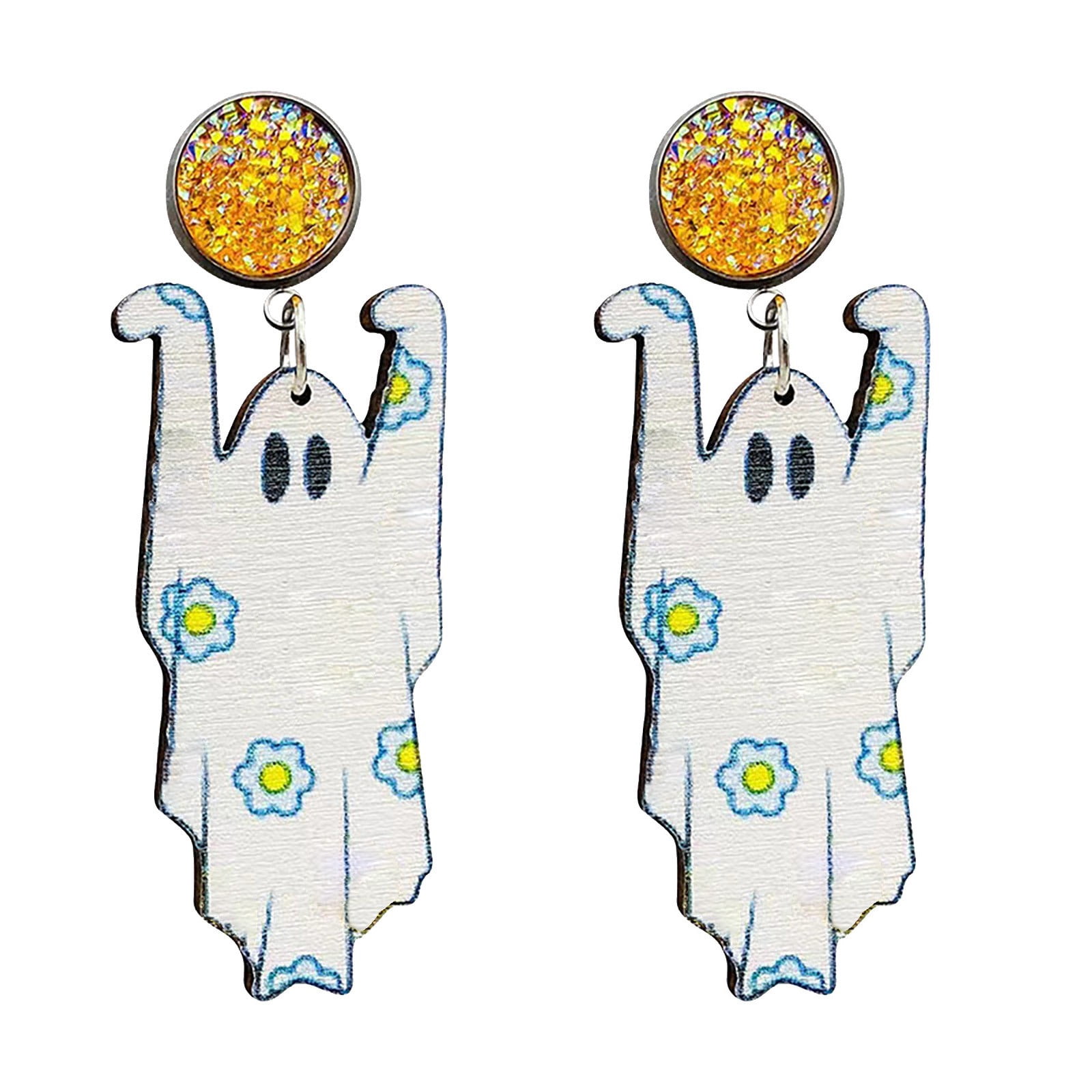 BNNG Ladies' Spooky Halloween Earrings New Halloween Thanksgiving ...