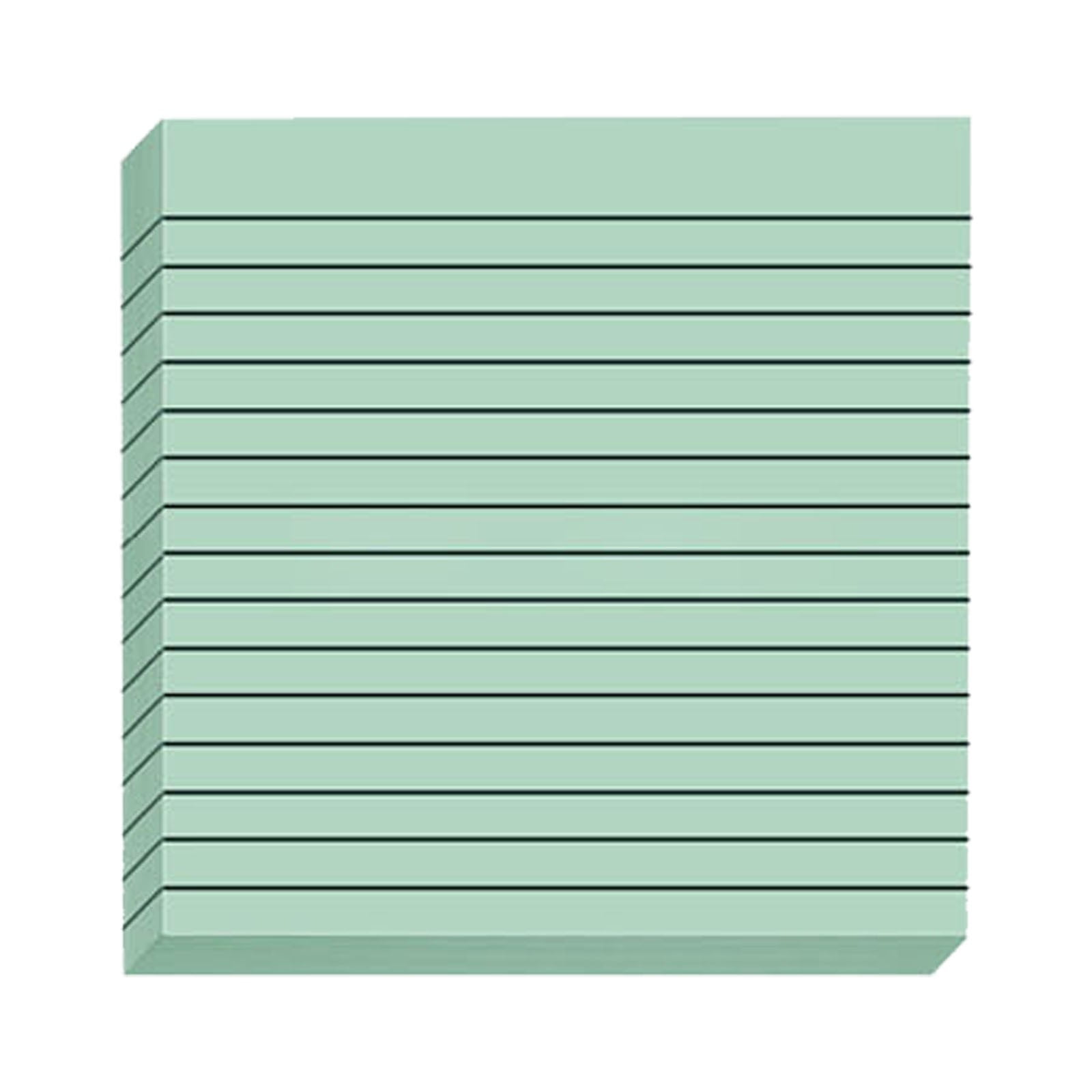 BNNG Lined Sticky Notes 3x3 in Post Ruled Stickies Super Sticking Power ...