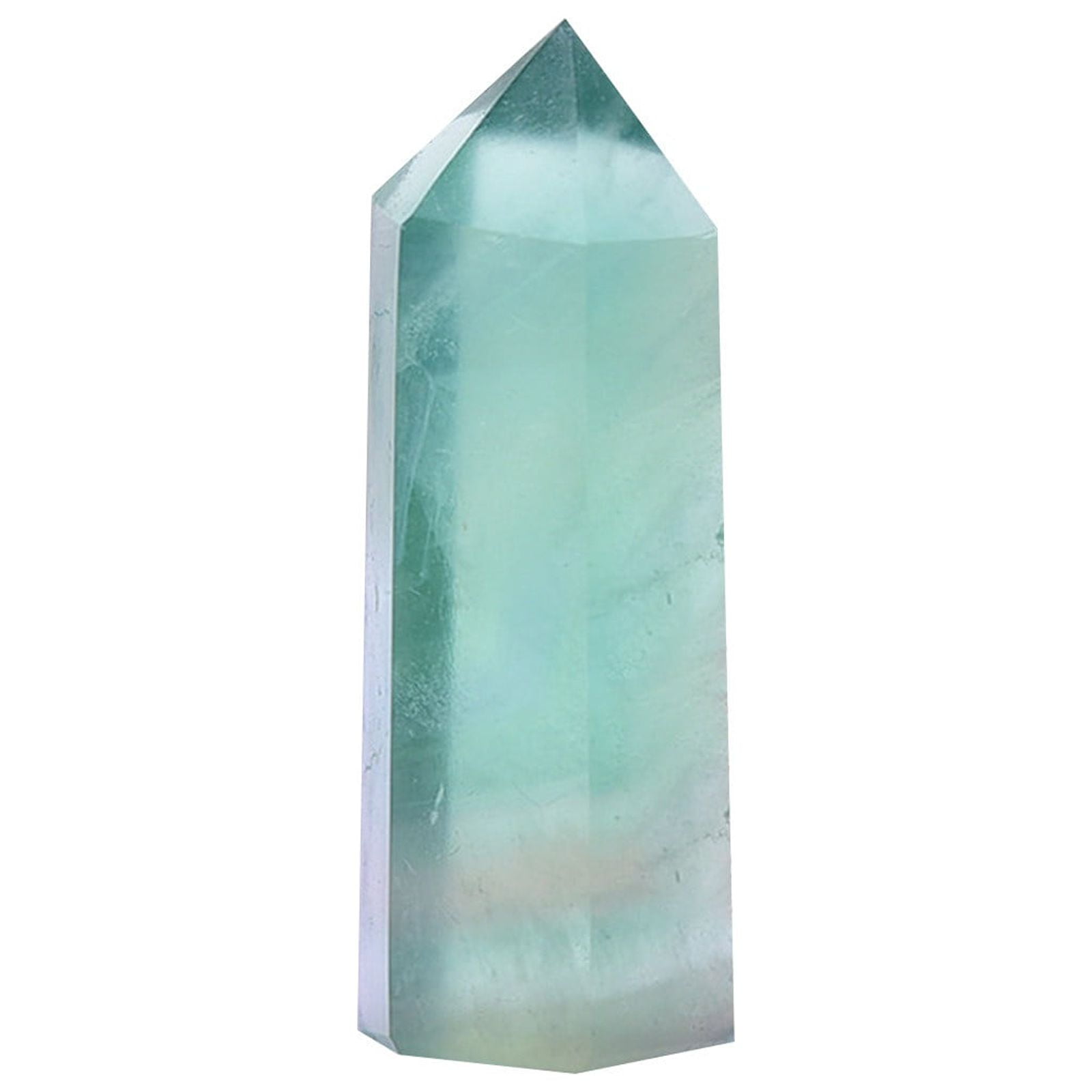 BNNG Natural Hexagonal Crystal Rainbow Fluorite Quartz Healing Fluorite ...