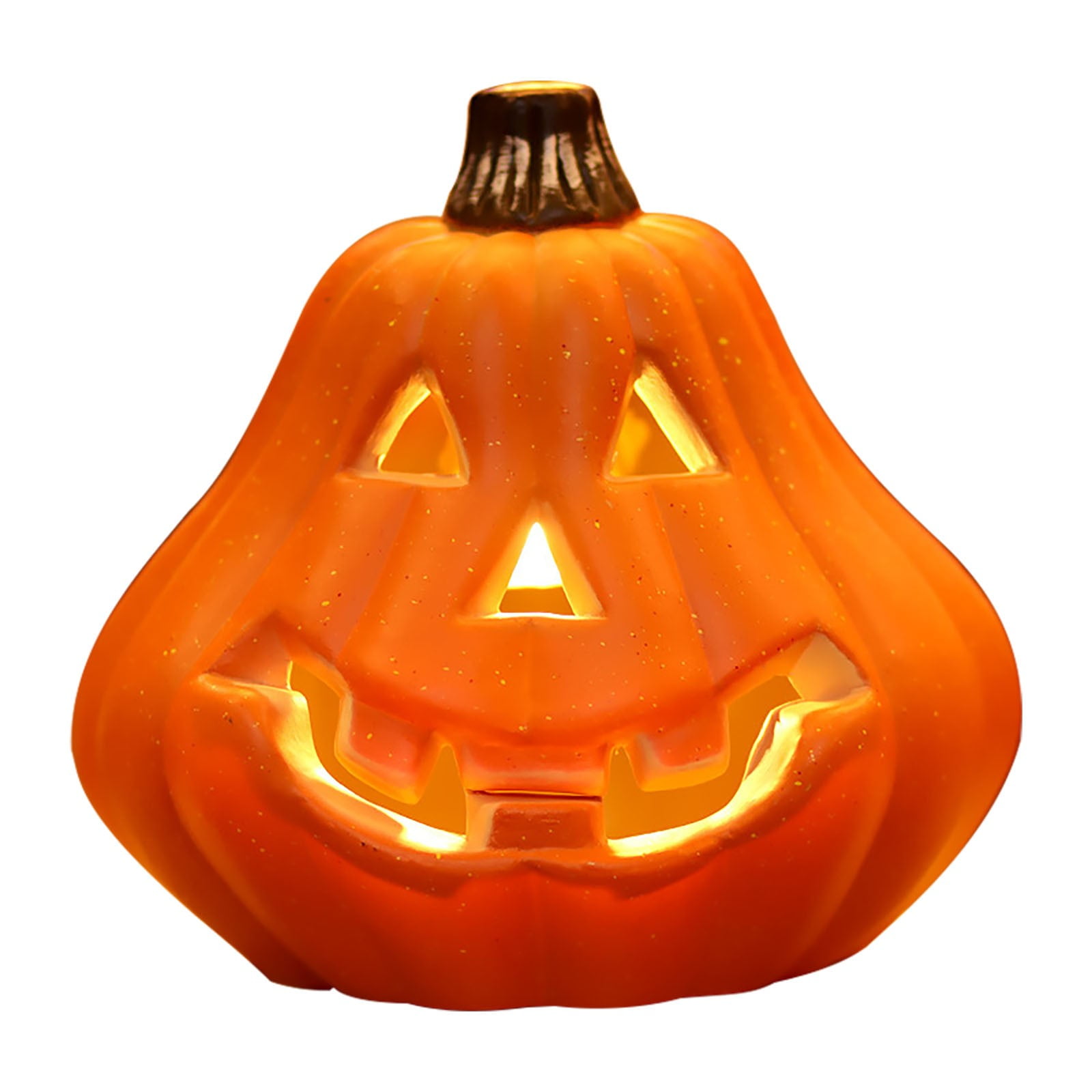 BNNG Plastic Jack O Lantern Pumpkins Halloween Light up Pumpkin Outdoor ...