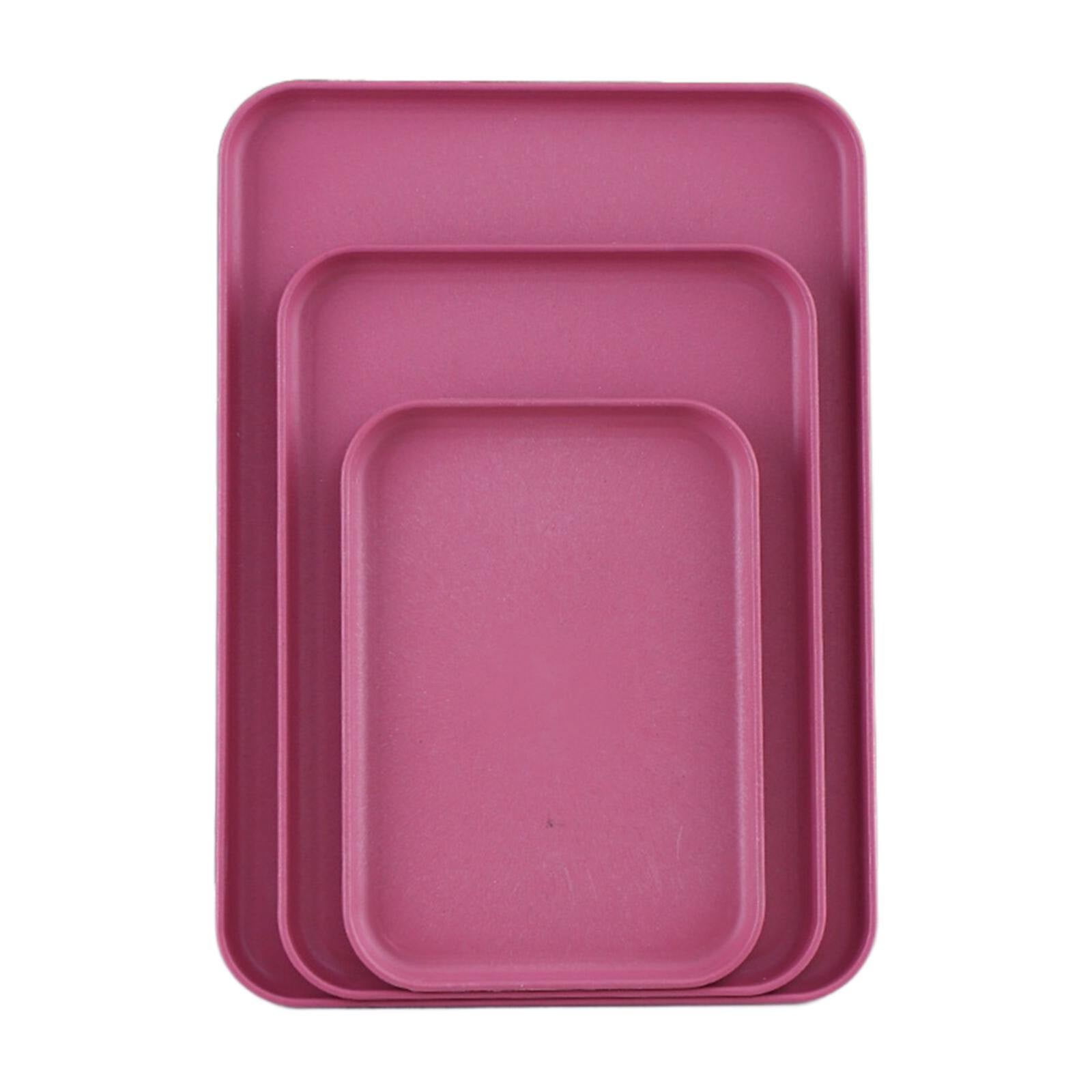 BNNG Plastic Practical Food Tray, Plastic Fast Food Trays Bulk Wheat ...
