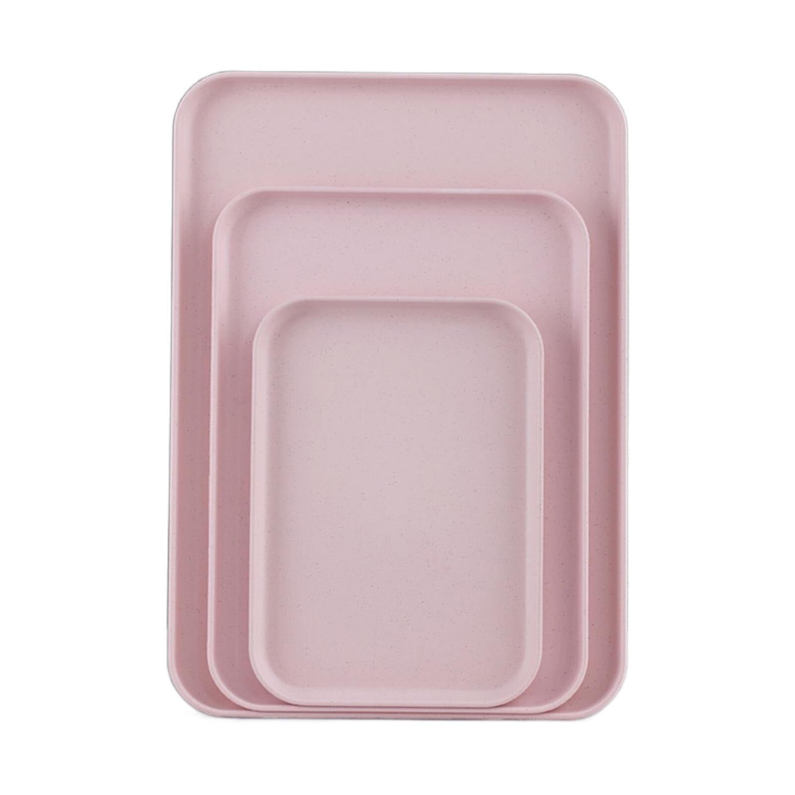 BNNG Plastic Practical Food Tray, Plastic Fast Food Trays Bulk Wheat ...