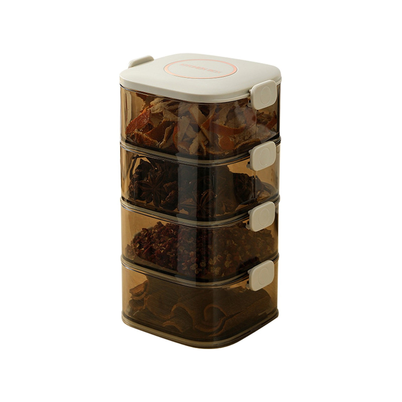 BNNG Plastic Spice Containers, Spice Jars to Store Spices,Herbs ...