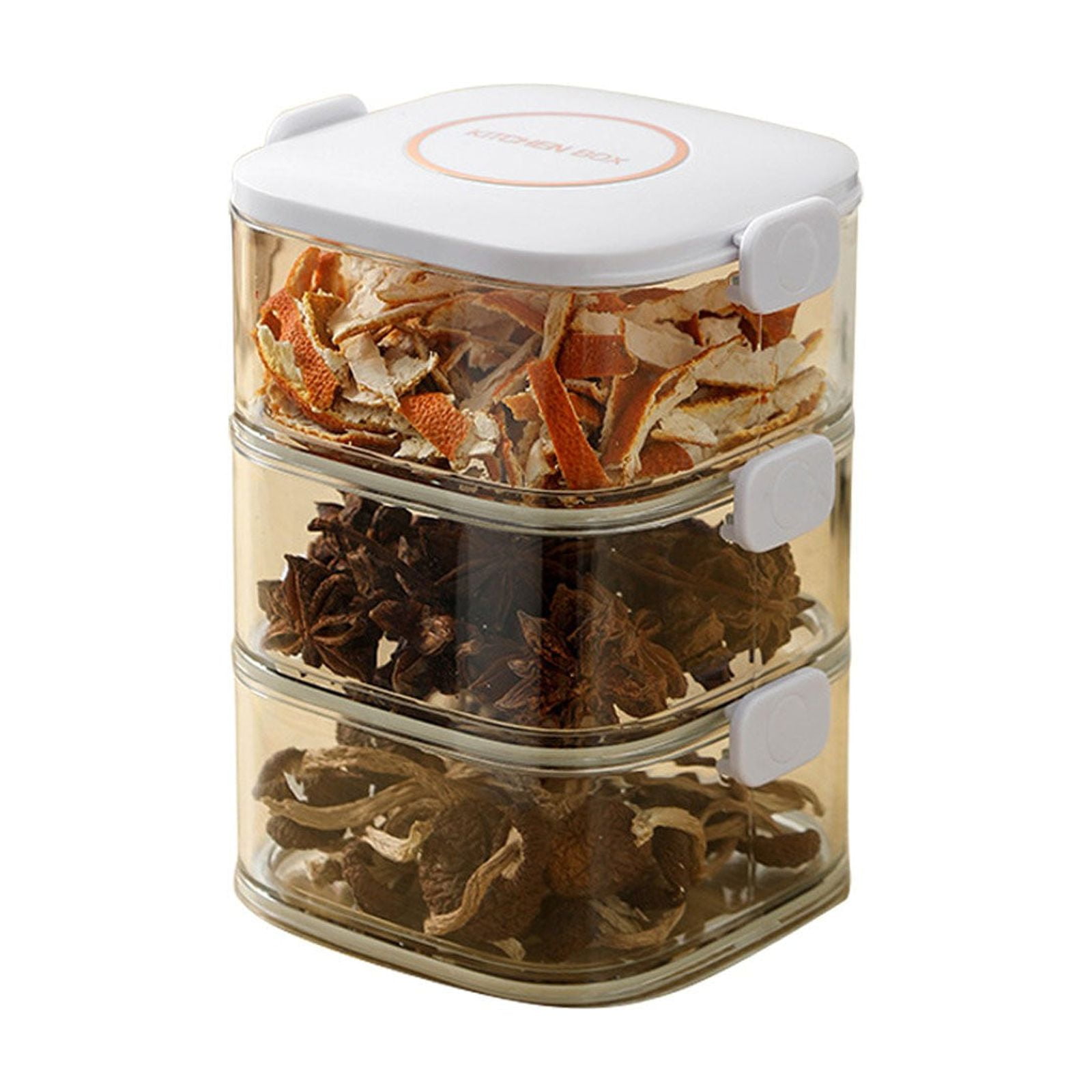 BNNG Plastic Spice Containers, Spice Jars to Store Spices,Herbs ...