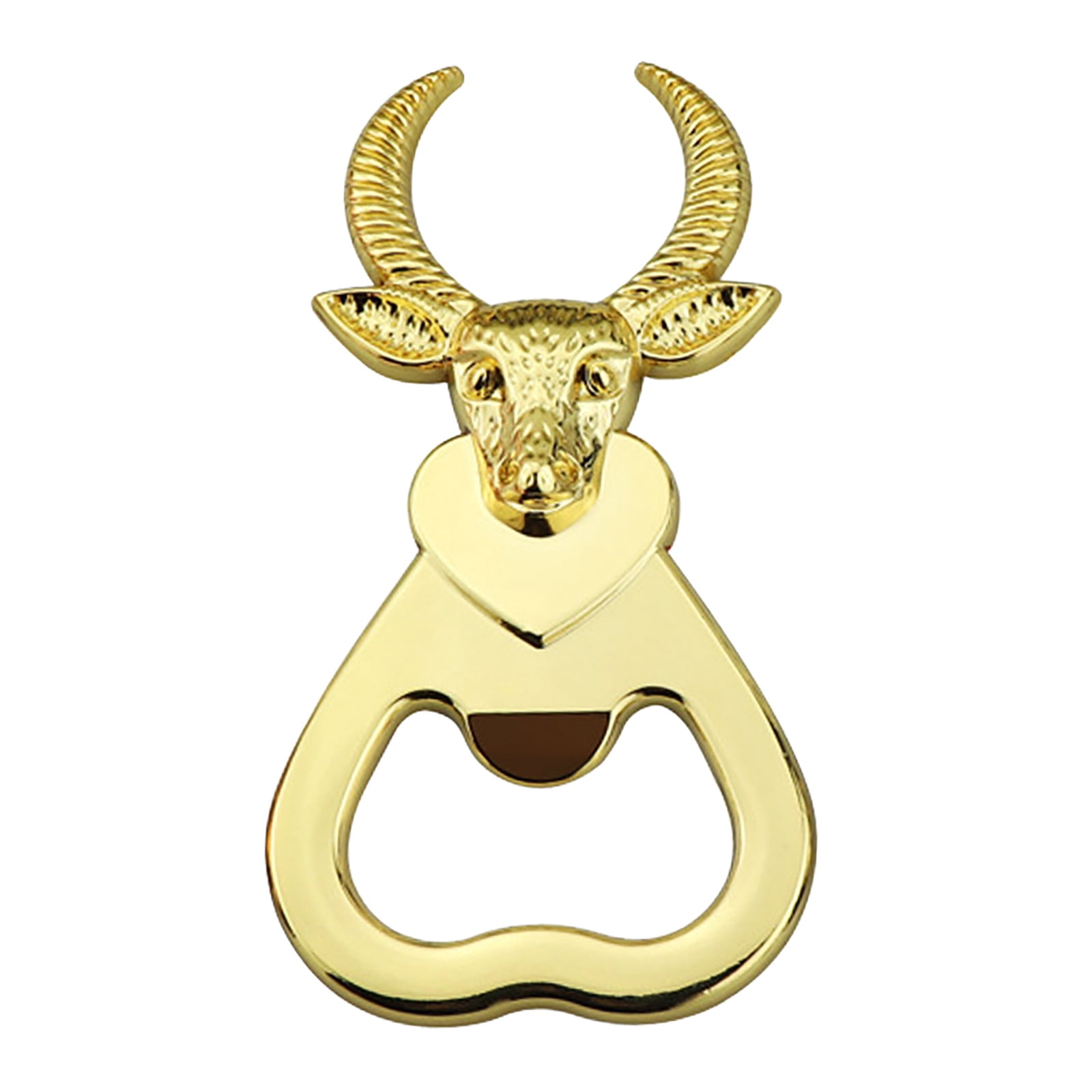 BNNG Portable Beer Cap Opener, Manual Beer Bottle Opener, Bull's Head ...