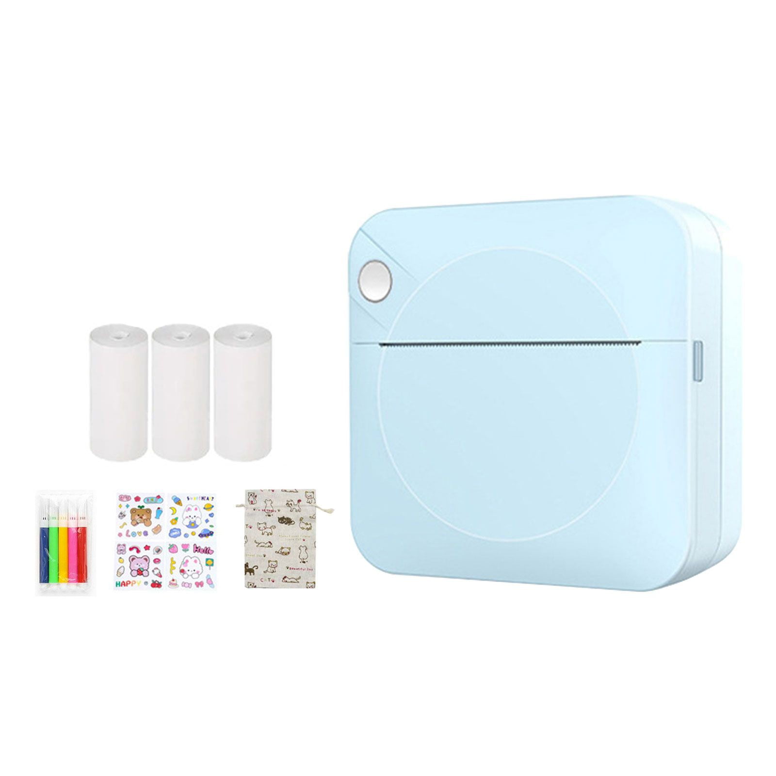 BNNG Print Pods Mini Printer, Thermal Inkless Sticker Maker with 3/5 ...