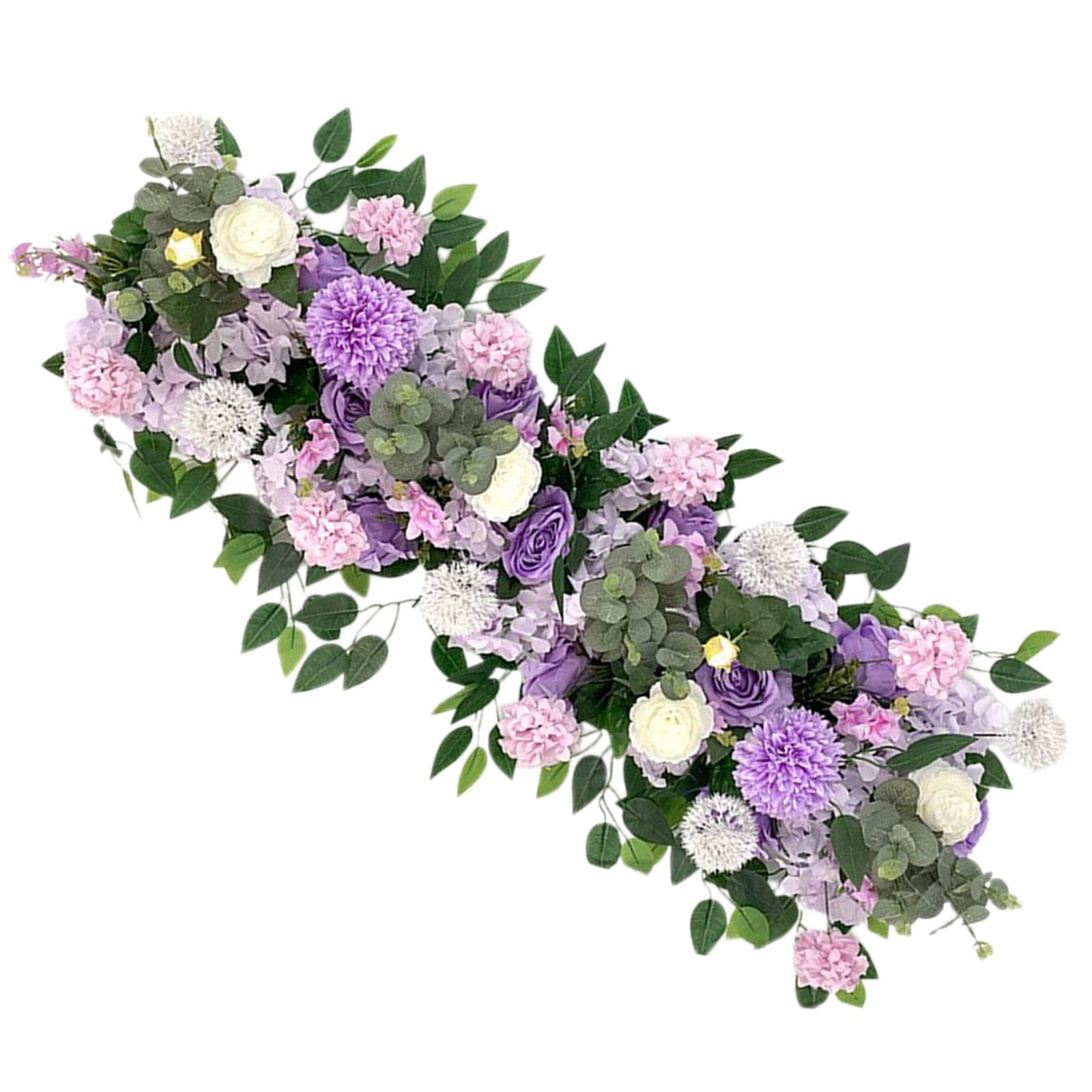 BNNG Realistic Artificial Flower Bouquet Set - Faux Silk Floral ...