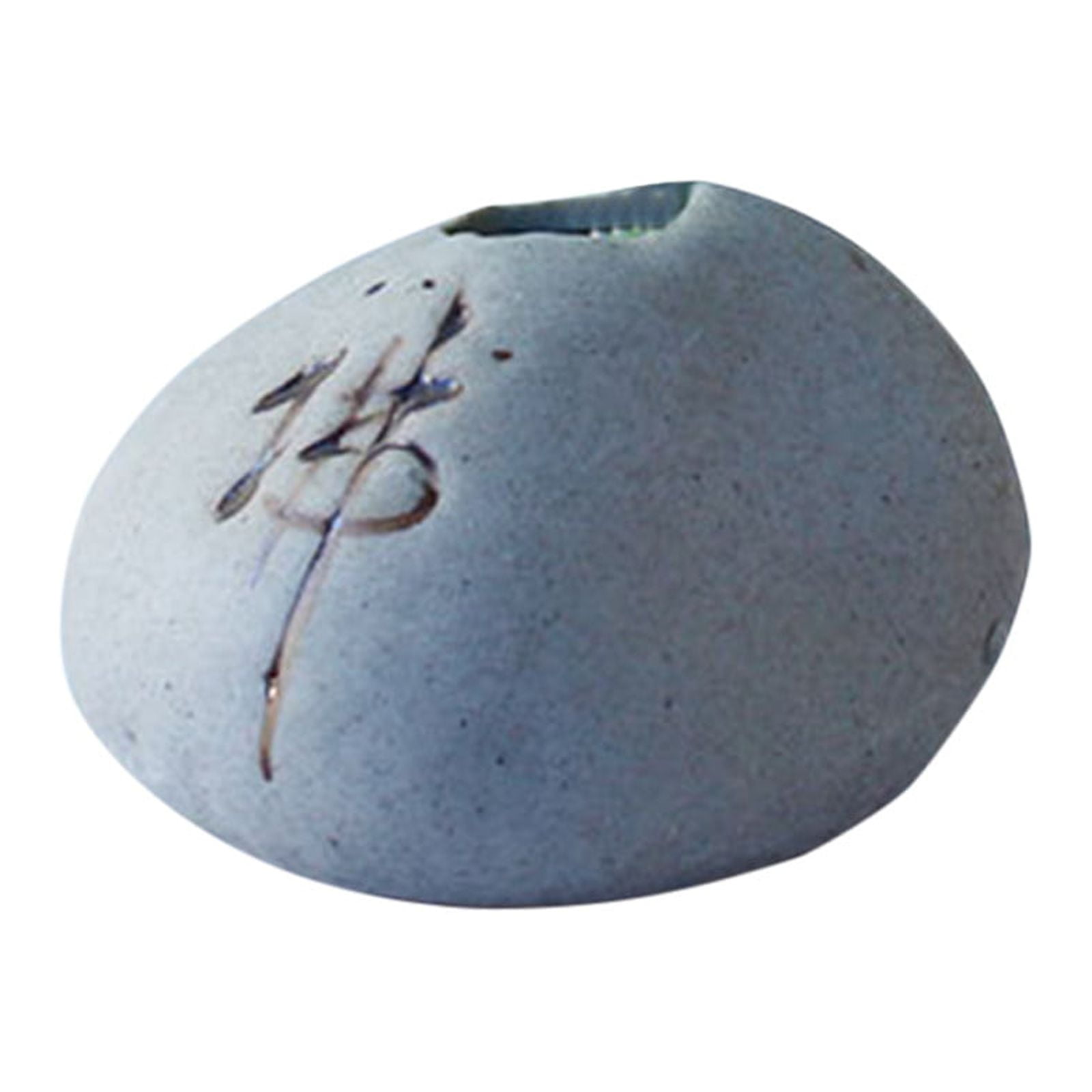 BNNG Rustic Ceramic Planter With Personalized Inscription Stone Design ...