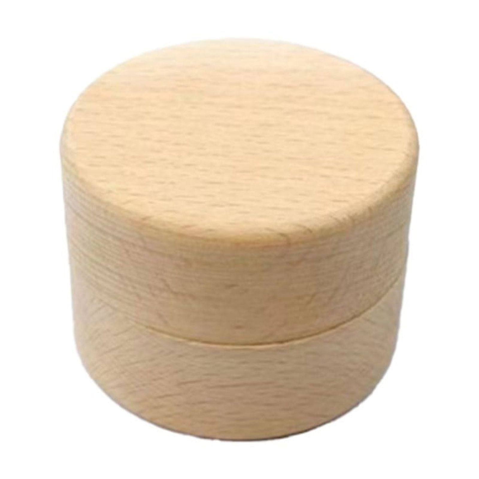 BNNG Solid Wood Baby Tooth Keepsake Box with Engraved Lid - Round Baby ...