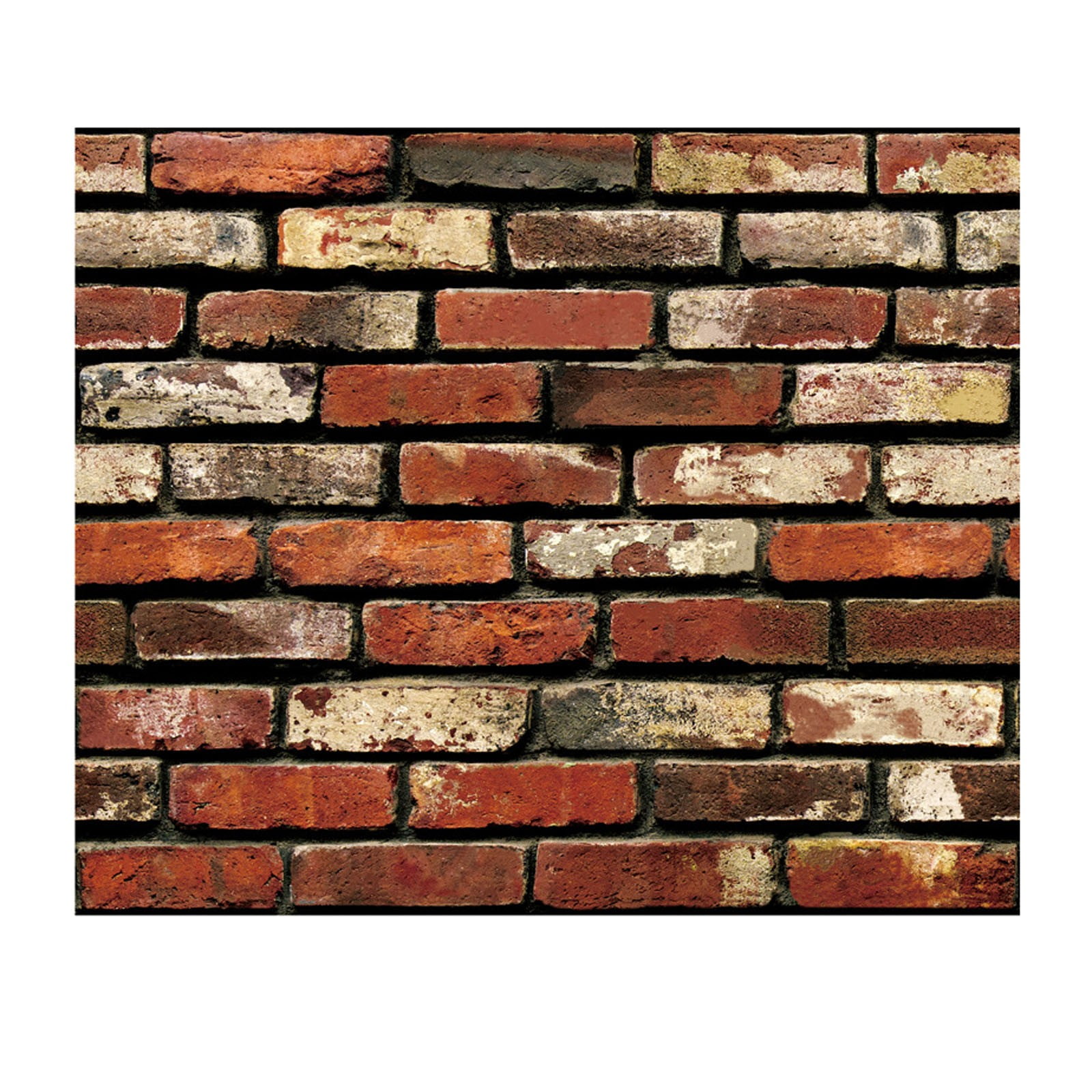 BNNG Sticker Removable Red Brick Wallpaper Peel And Stick Wallpaper ...