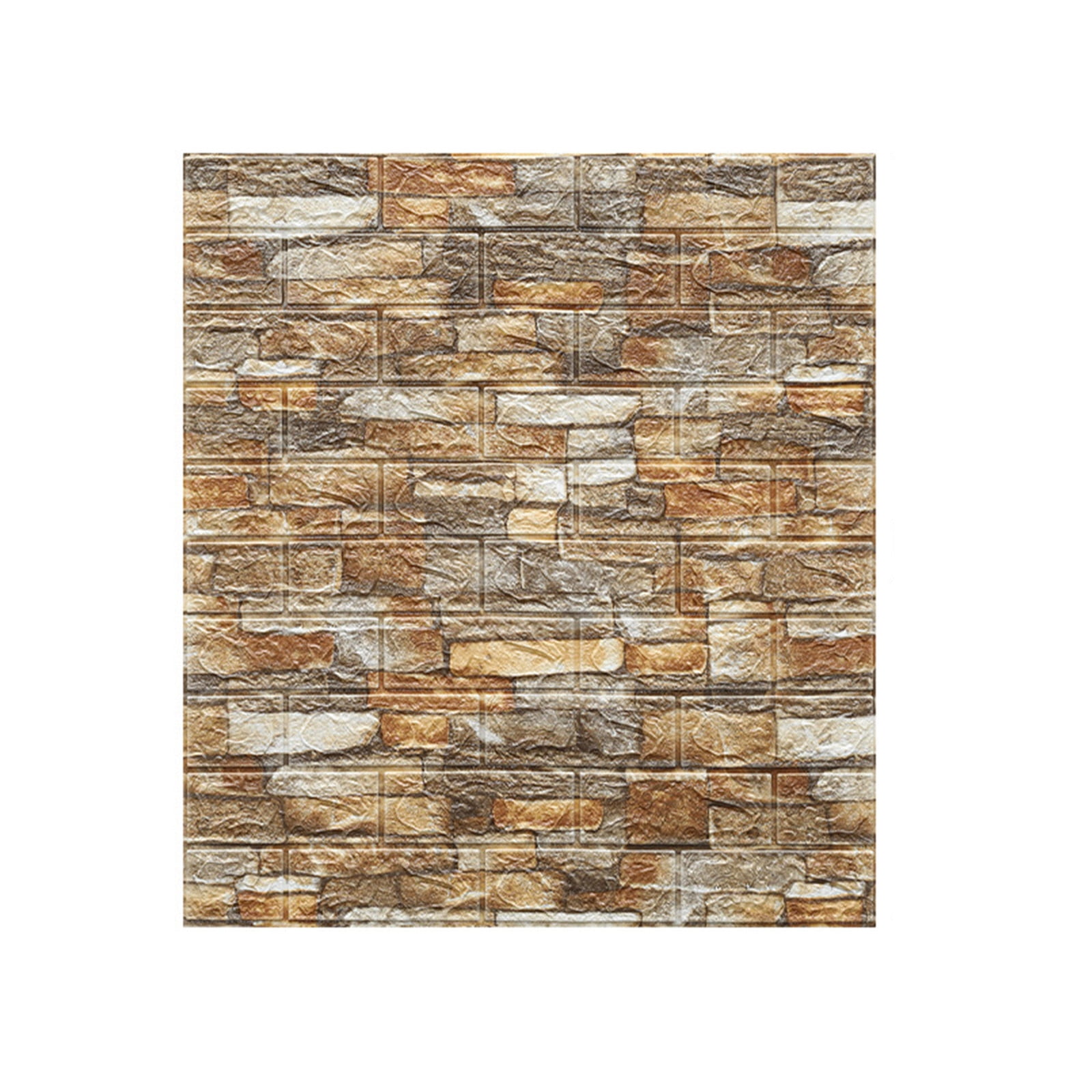 BNNG Sticker Removable Red Brick Wallpaper Peel And Stick Wallpaper ...