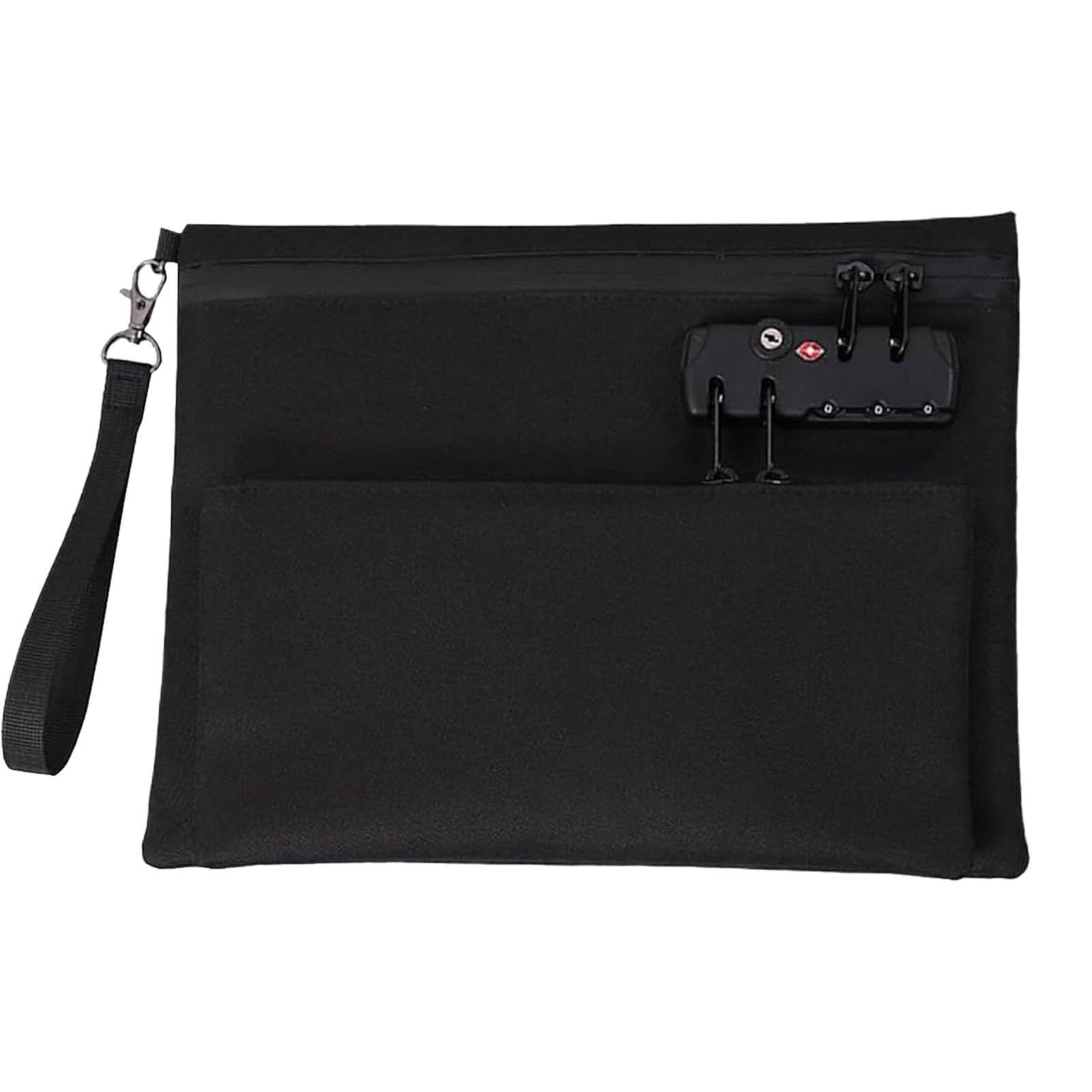 BNNG Travel Lock Security Bag: Double Layer Anti-Theft Pouch w ...