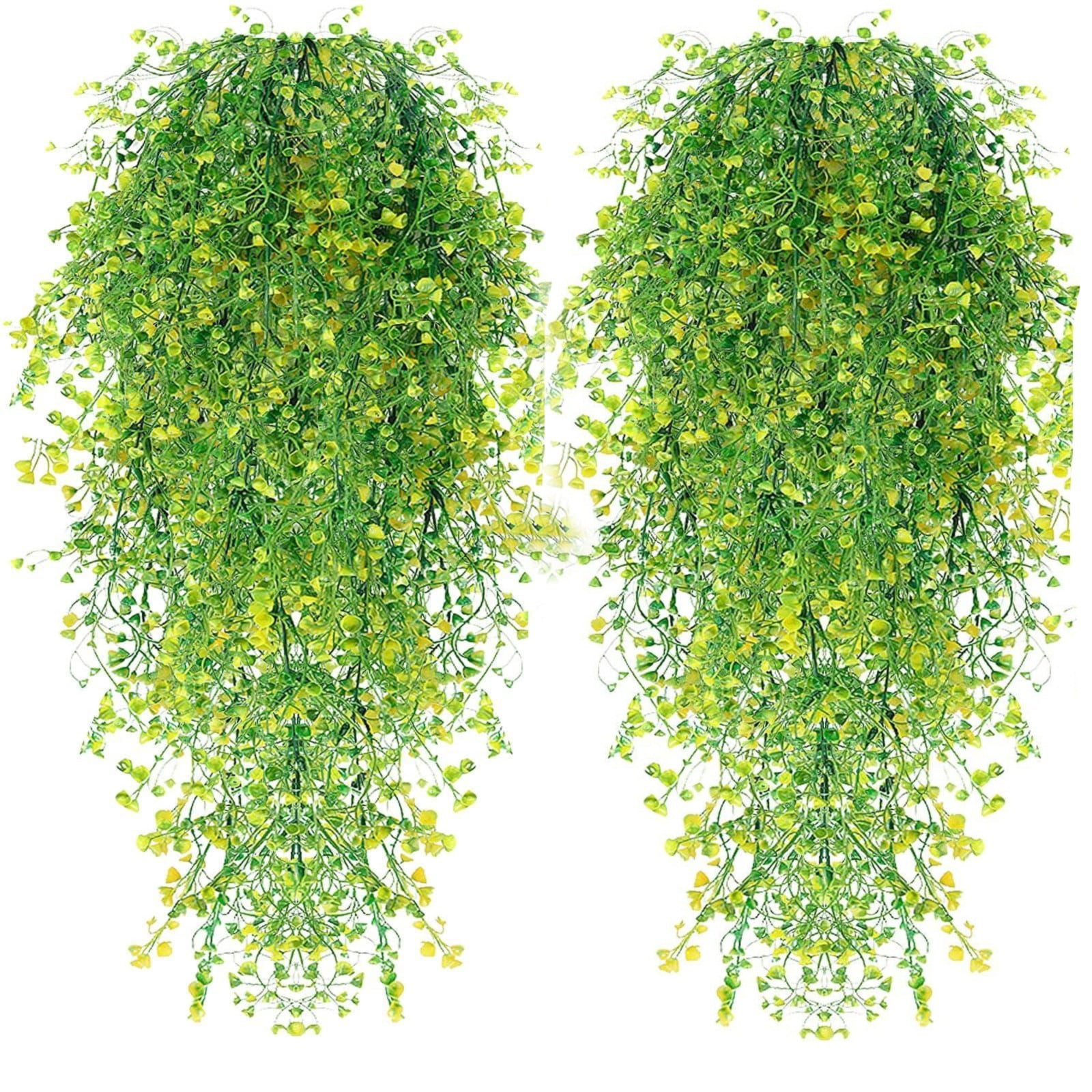 BNNG Vine Hanging Fake Plants,1pc Artificial Fake Hanging Plant Faux ...