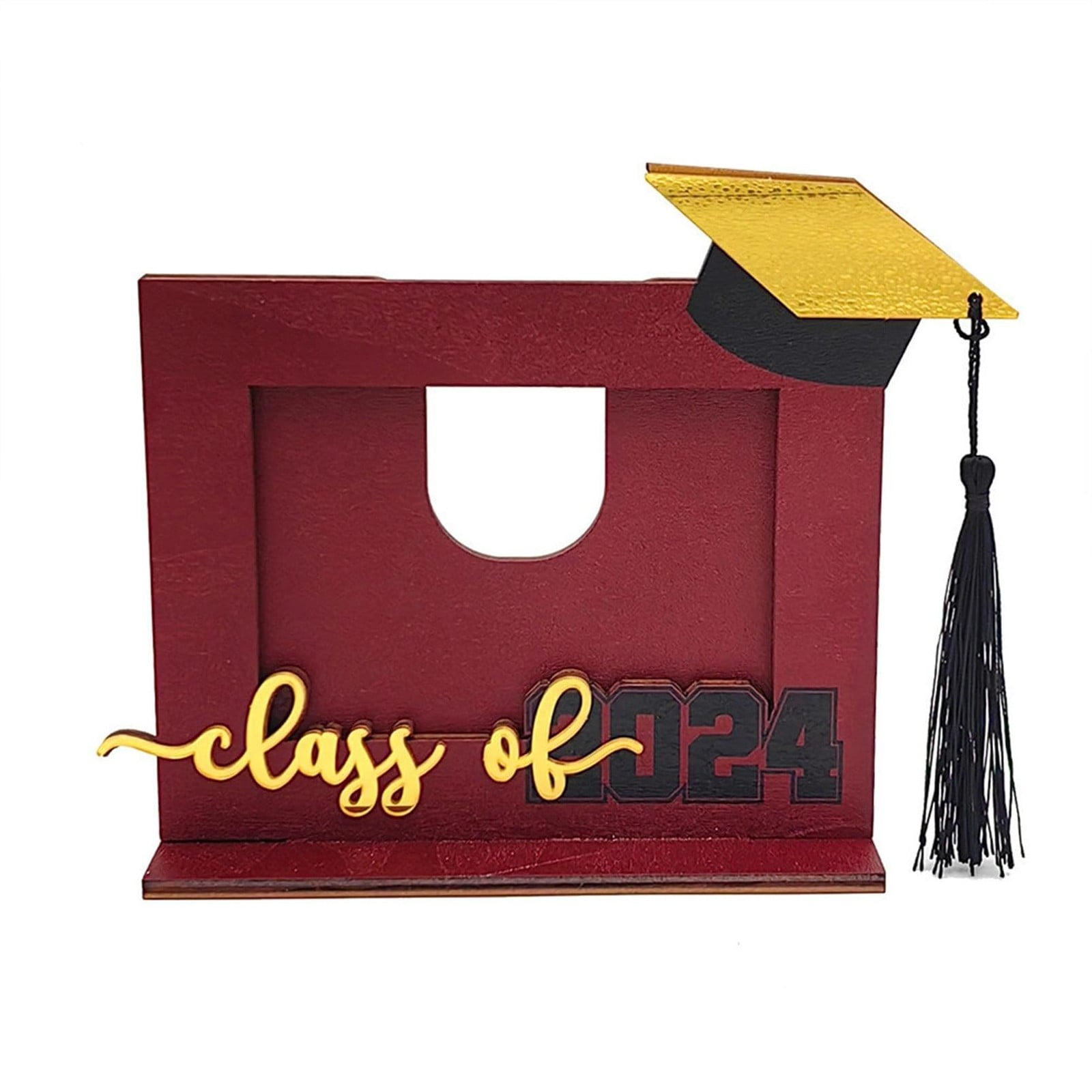 BNNG Wooden Graduation Picture Frame, Graduation Gifts 2024 - Hat ...