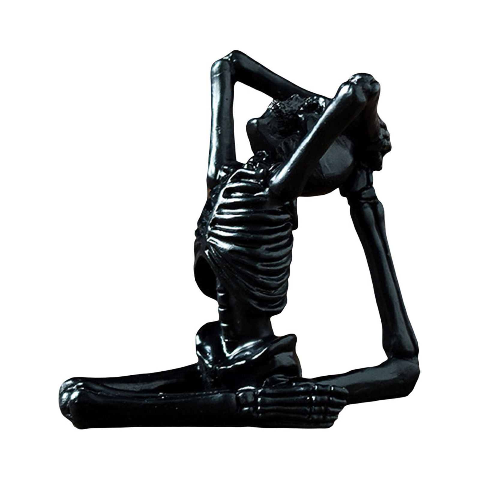 BNNG Yoga Skeletons Figurines Resin Mini Skeleton Decor Skull Statue ...