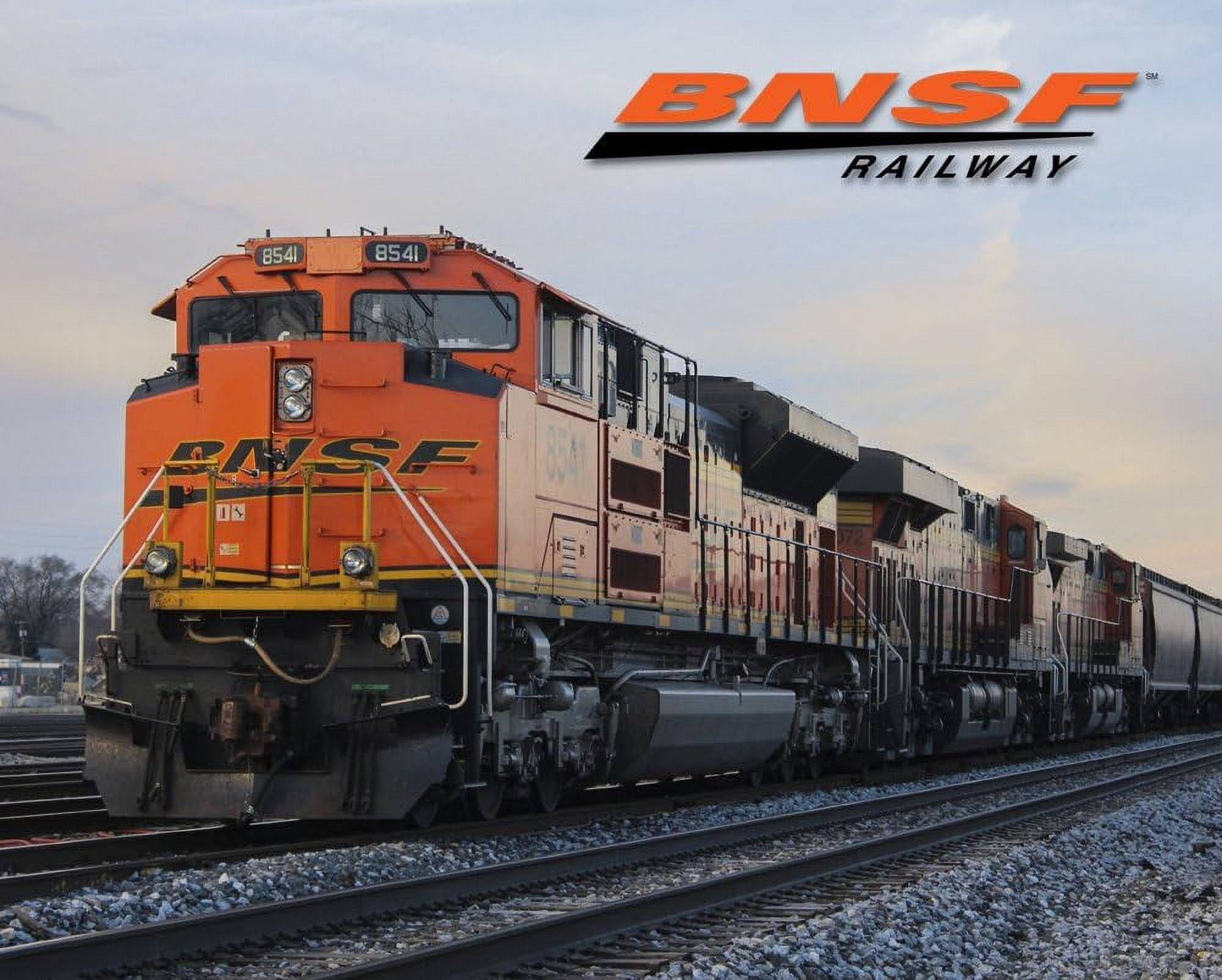 BNSF Morning in Indianapolis 8" x 10" Metal Sign - Walmart.com