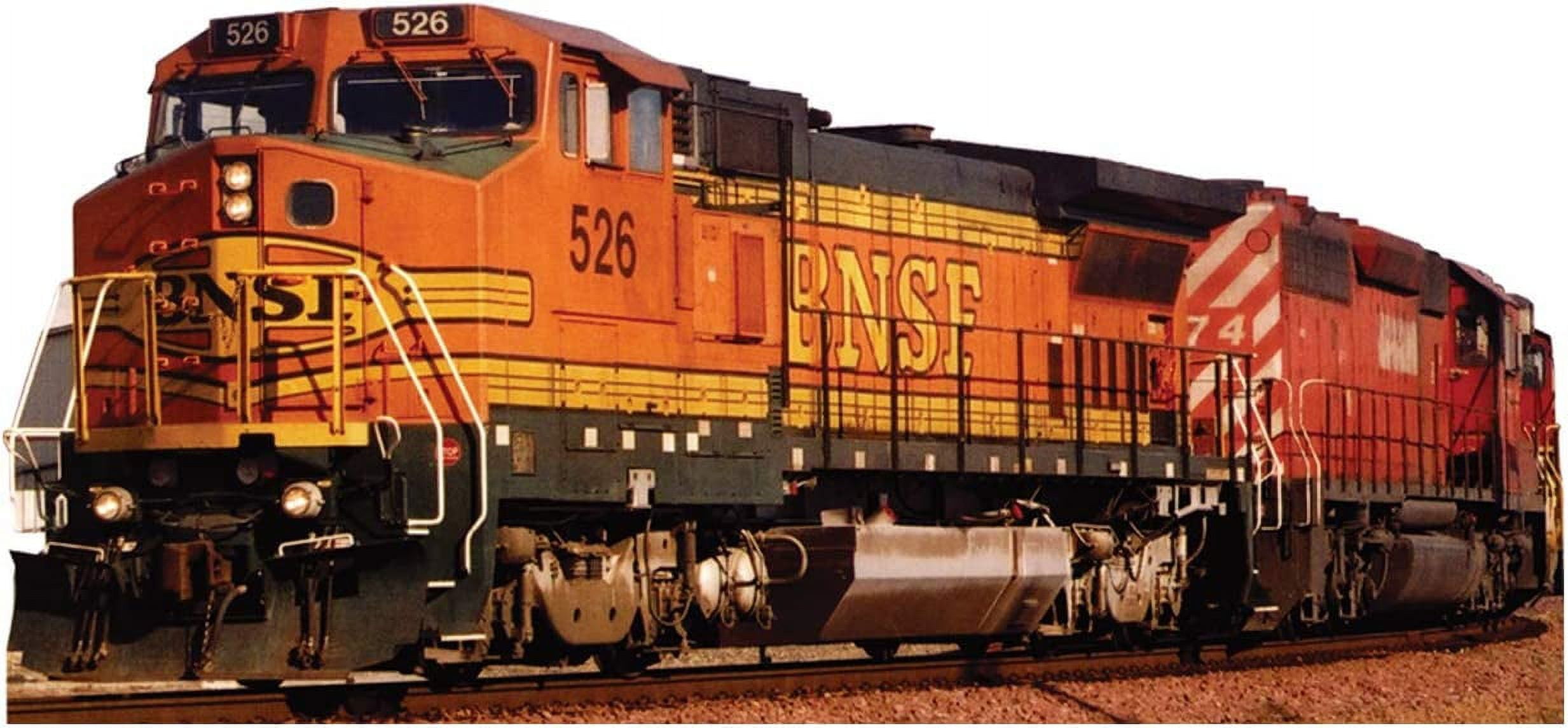 BNSF Train 526 Life Size Cutout Standup - Walmart.com
