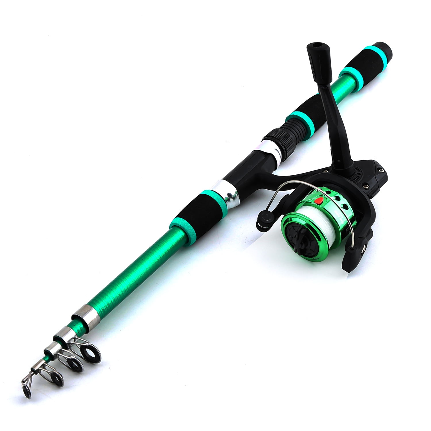 BNTTEAM Kids Fishing Rod, Kids Fishing Pole Portable Telescopic Fishing ...