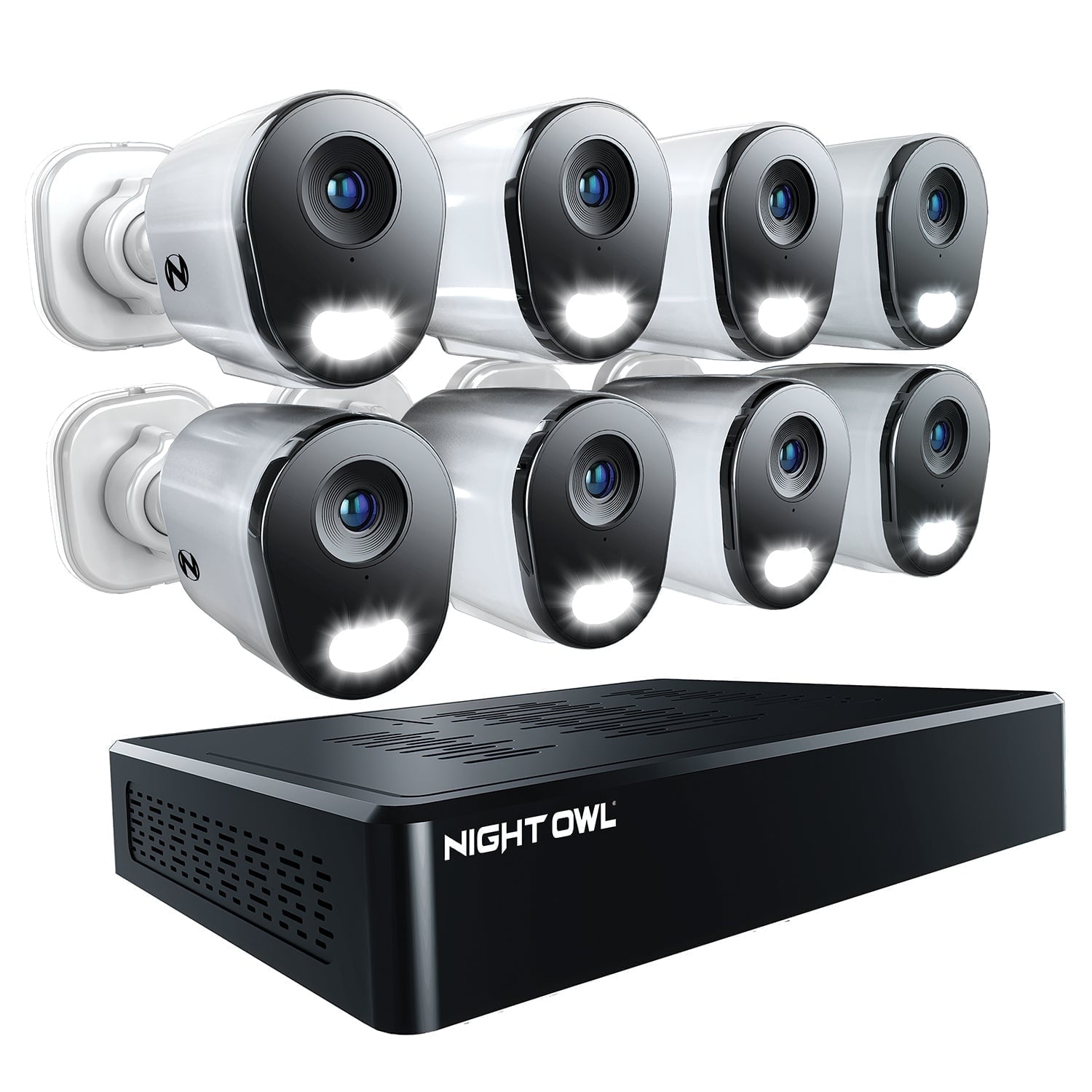 Night Owl Power over Ethernet 12 Channel 4K+ 12MP NVR Security System ...