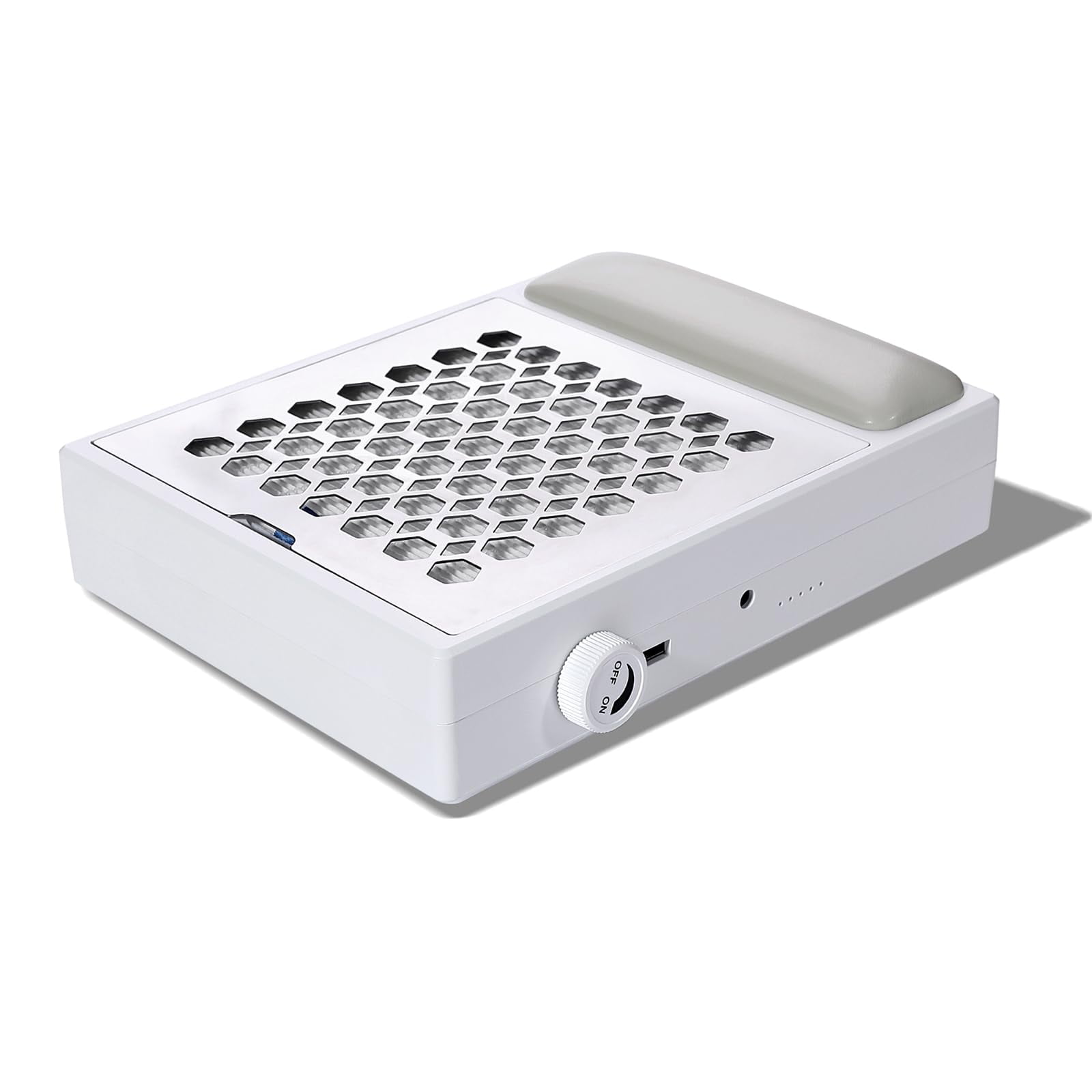 BNYLFGX Nail Dust Collector, Powerful Vacuum Fan Vent Rechargeable Dust ...