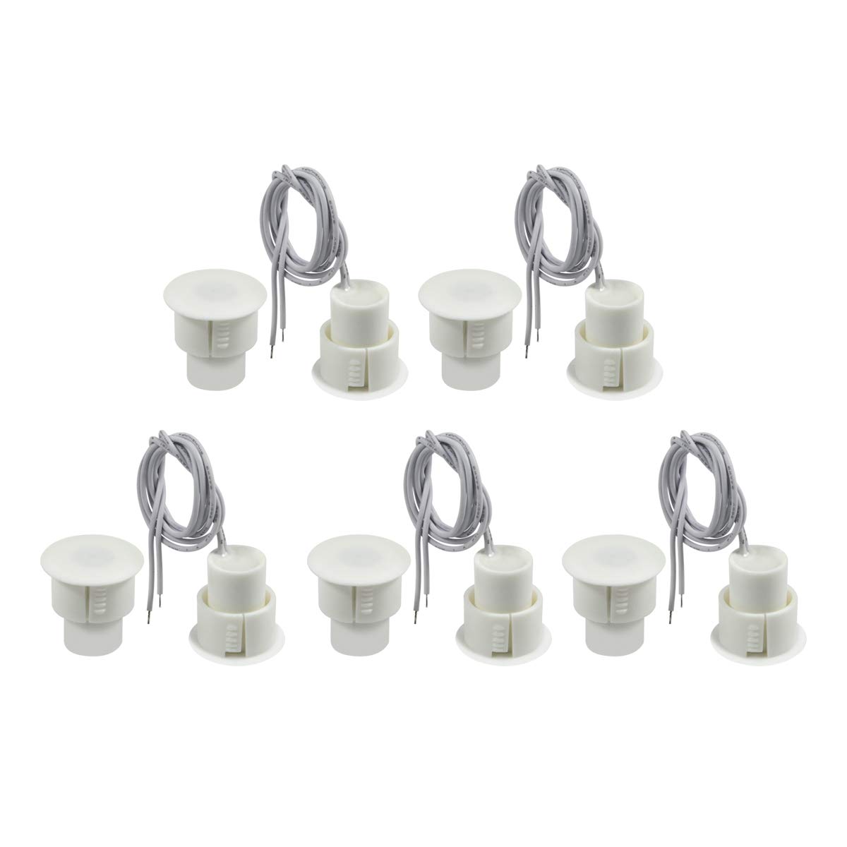 BNYZWOT Recessed Door Contacts NC Security Alarm Window With Magnetic ...