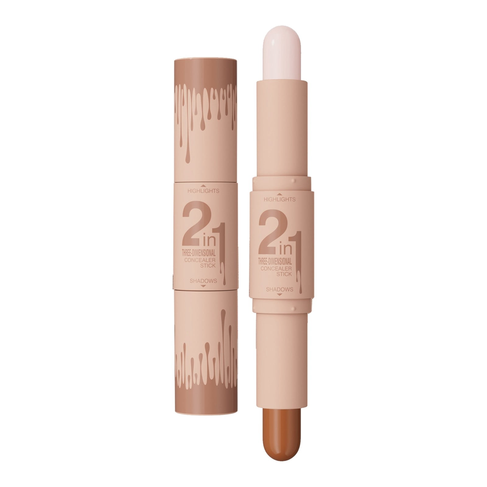BNisBM, Tear Eye Stick 2in1 High Light Shadow Double Head Concealer ...