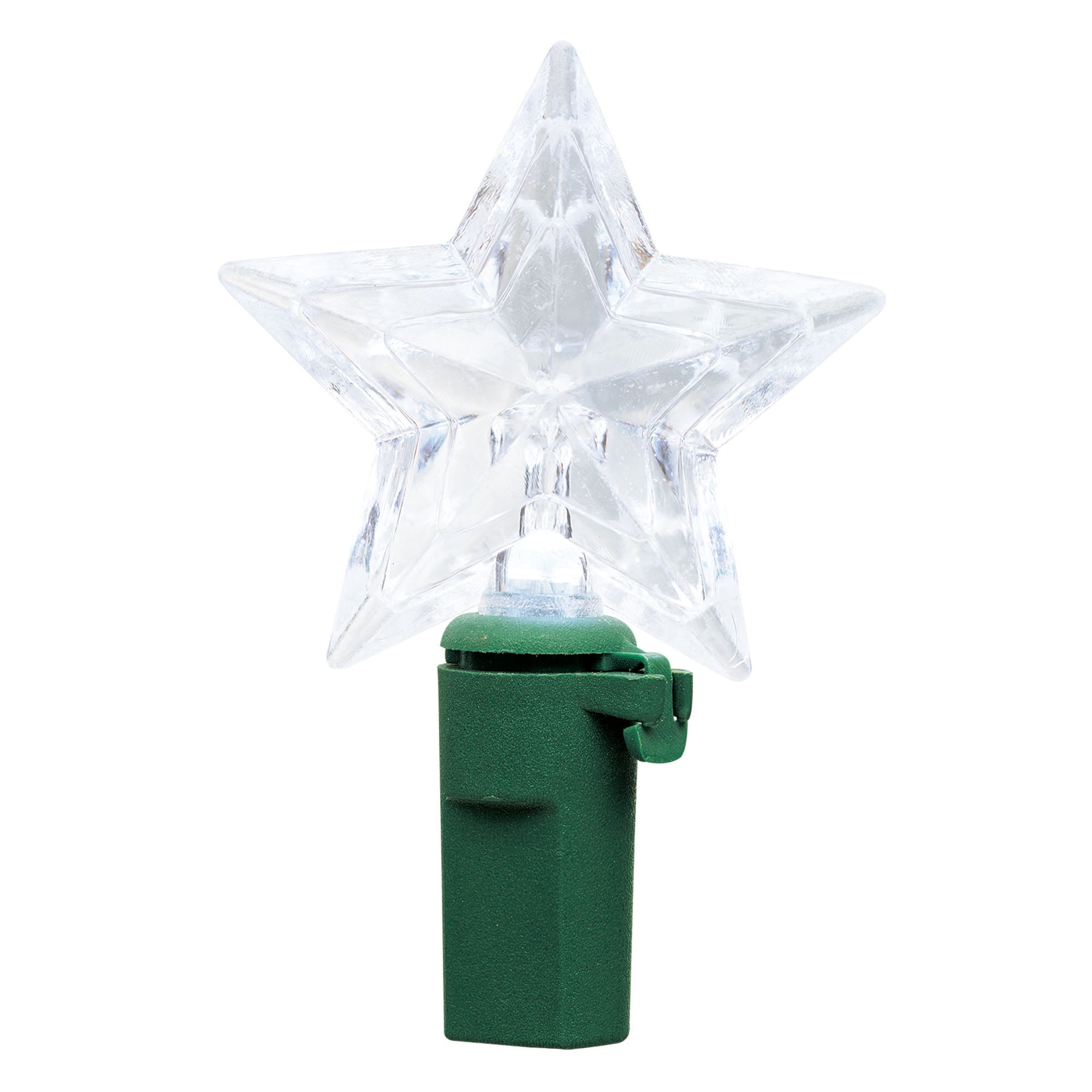 Indoor 20-Count Battery-Operated LED 3-Function Color-Changing Star ...