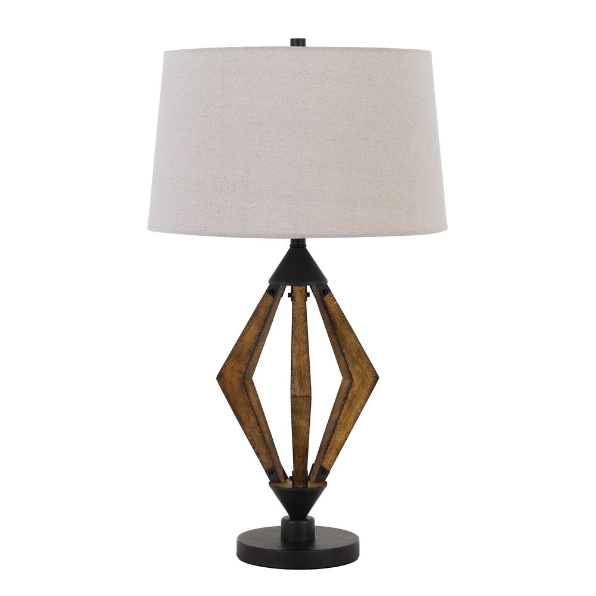 Valence 150W 3 Way Metal/Pine Wood Table Lamp - Walmart.com