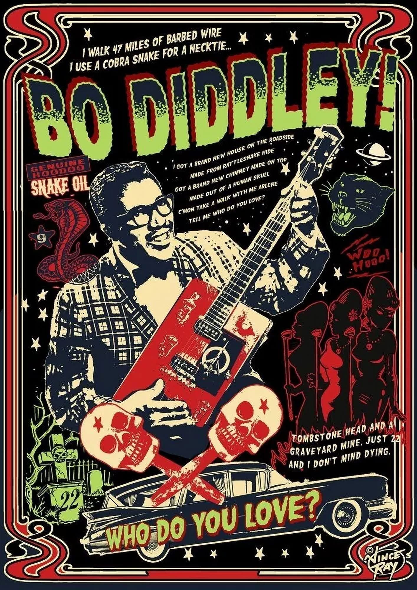 BO DIDDLEY Promo Poster Wall Art Print es 16 x 24 Inch Poster - Walmart.com