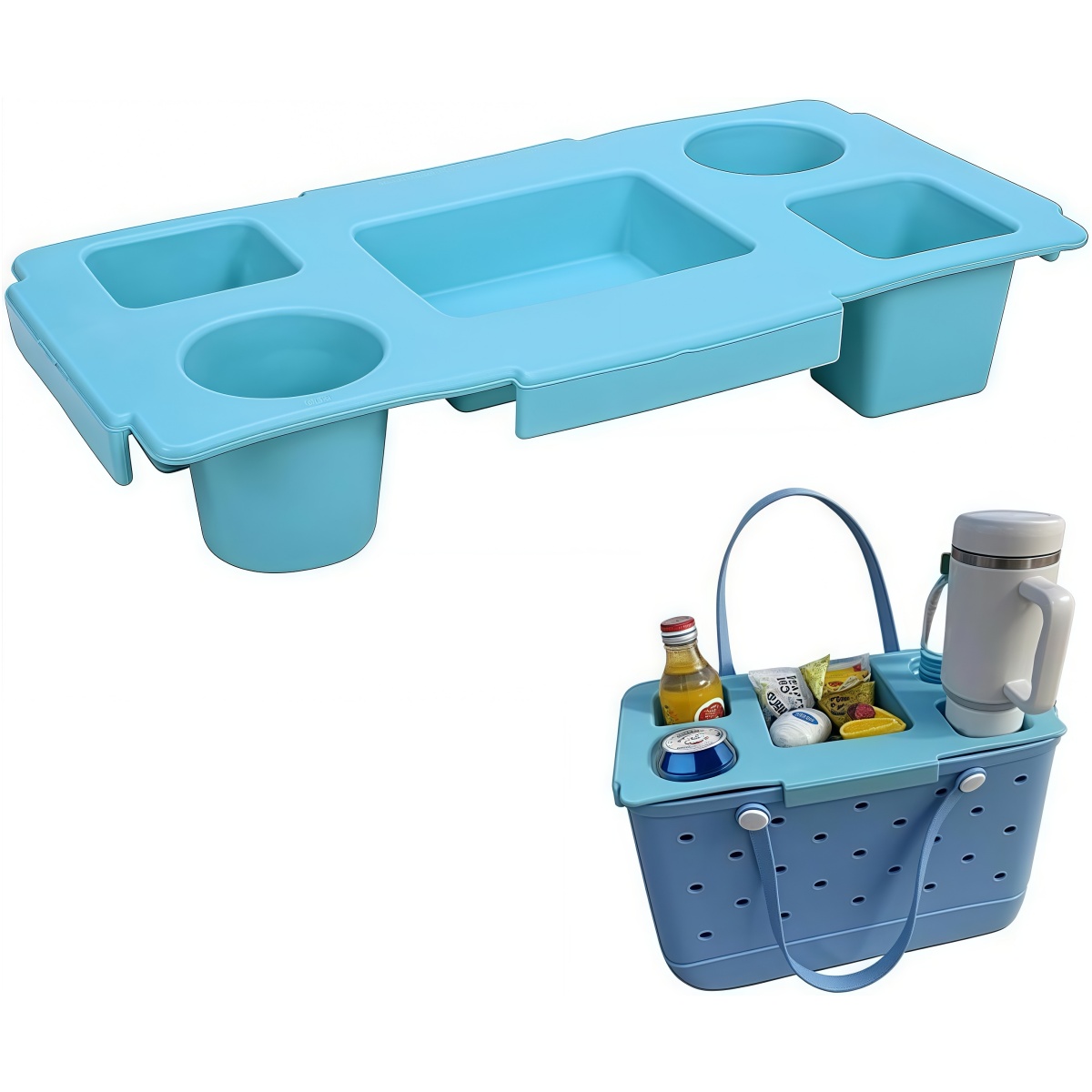 BO-GG Bag Tray Top Organizer – Cup Holder & Storage Lid for Large BO-GG ...