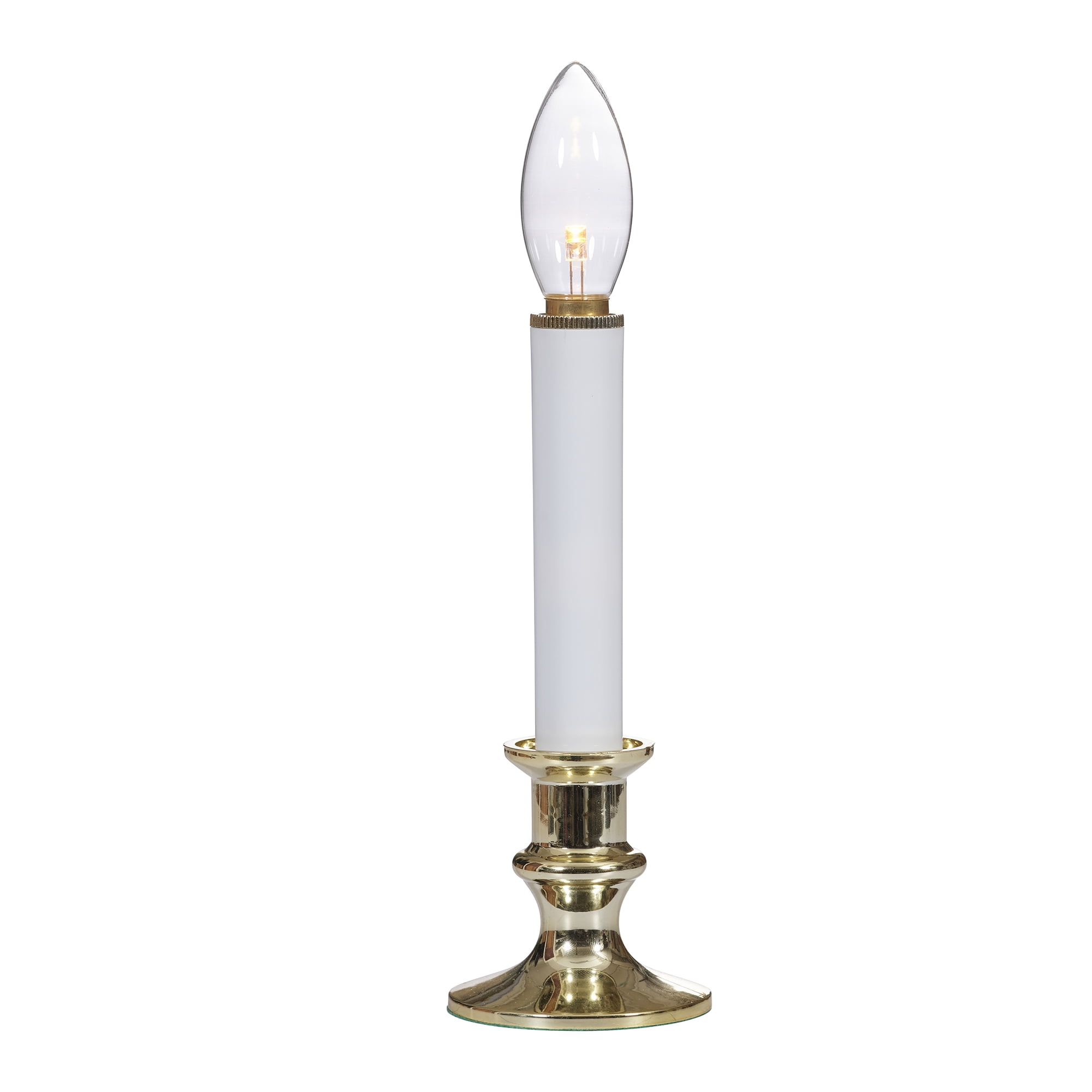 Indoor Battery-Operated LED Candle Lamp, Warm White, by Holiday Time ...