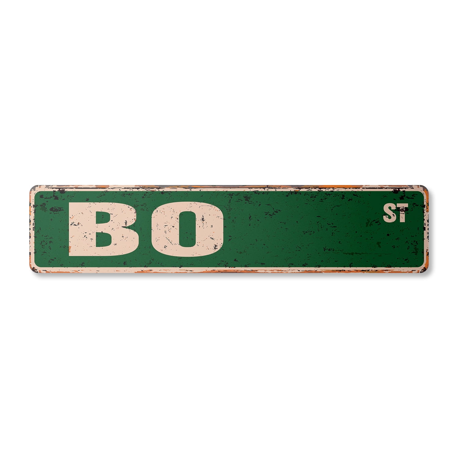 BO Vintage Aluminum Street Sign Childrens Name Room Metal Sign rustic ...