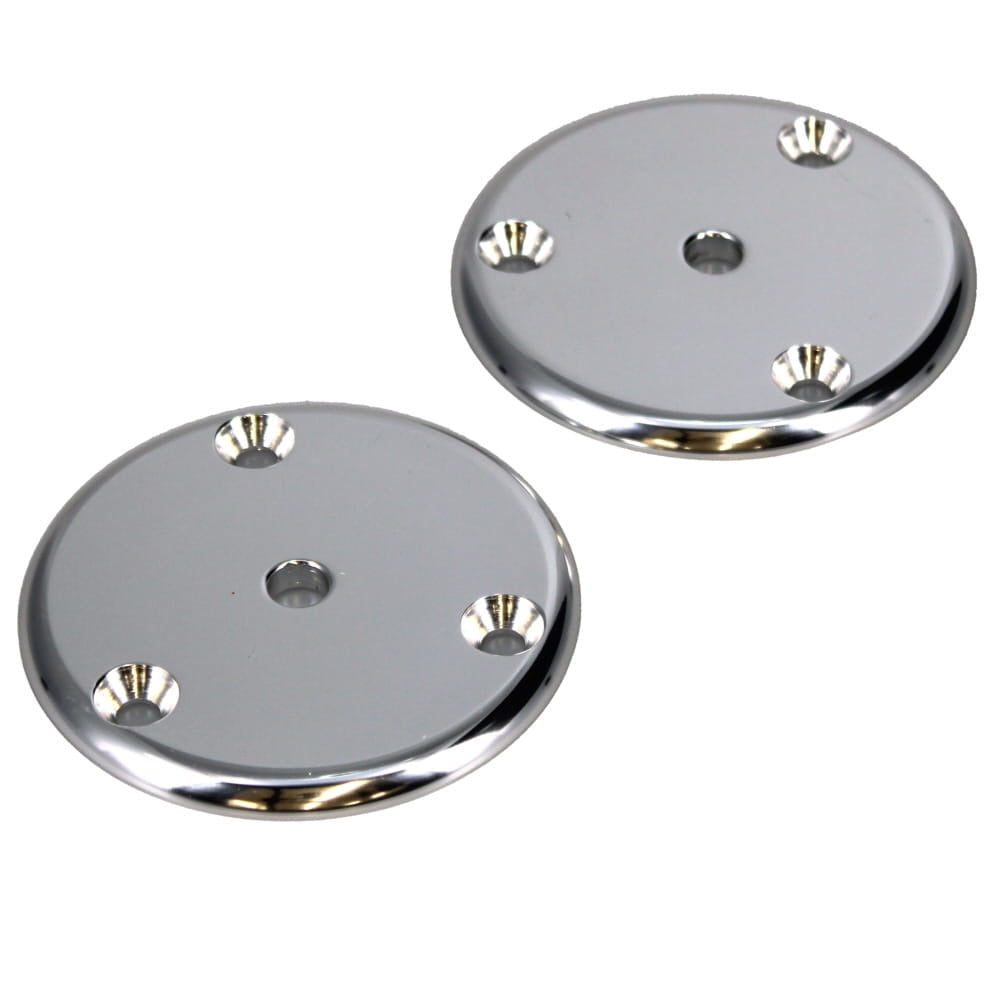 BOAT DECORATIVE MOUNTING BRACKETS 6696456 | 3 1/2 X 1/4 ALUMINUM PAIR ...