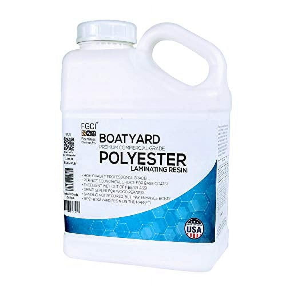 BOATYARD Polyester Resin Laminating Resin, Fiberglass Cloth, Glassing ...