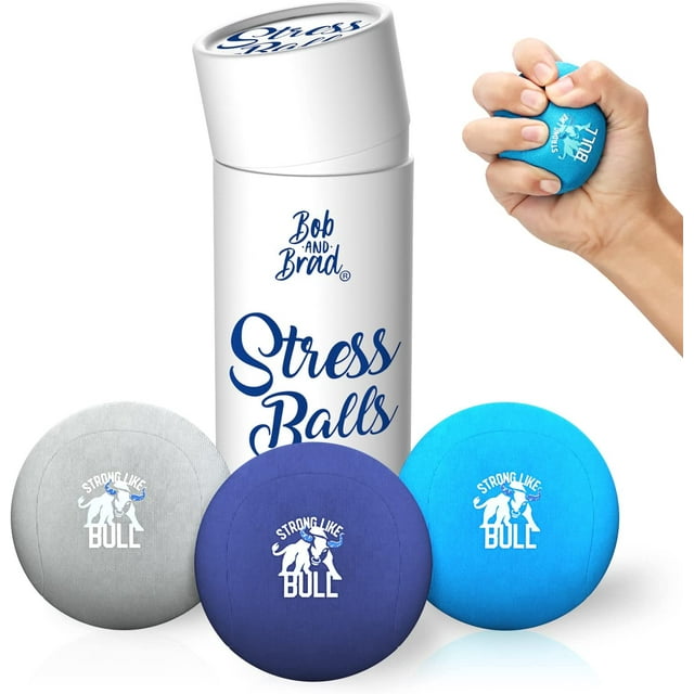 BOB AND BRAD Hand Exercise Stress Balls, Tri-Density for Grip Strength ...