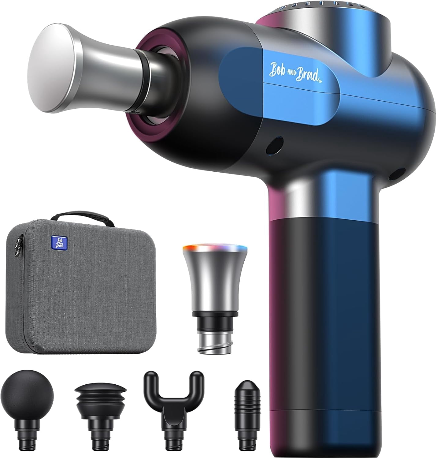BOB AND BRAD C2 Max Massage Gun with Metal Head,Deep Tissue ...