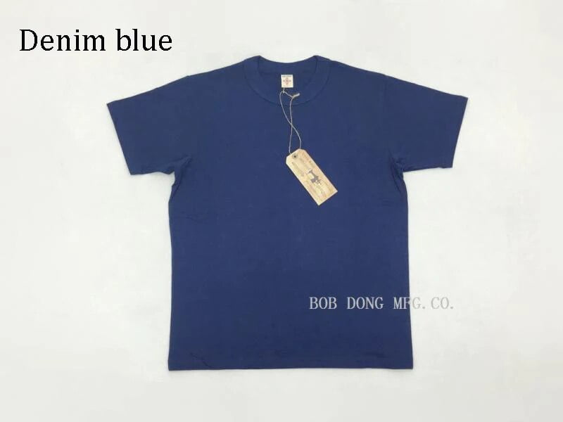 BOB DONG 300gr Basic Tee Shirts Summer Heavyweight Cotton Men's Plain T-Shirts - Walmart.com