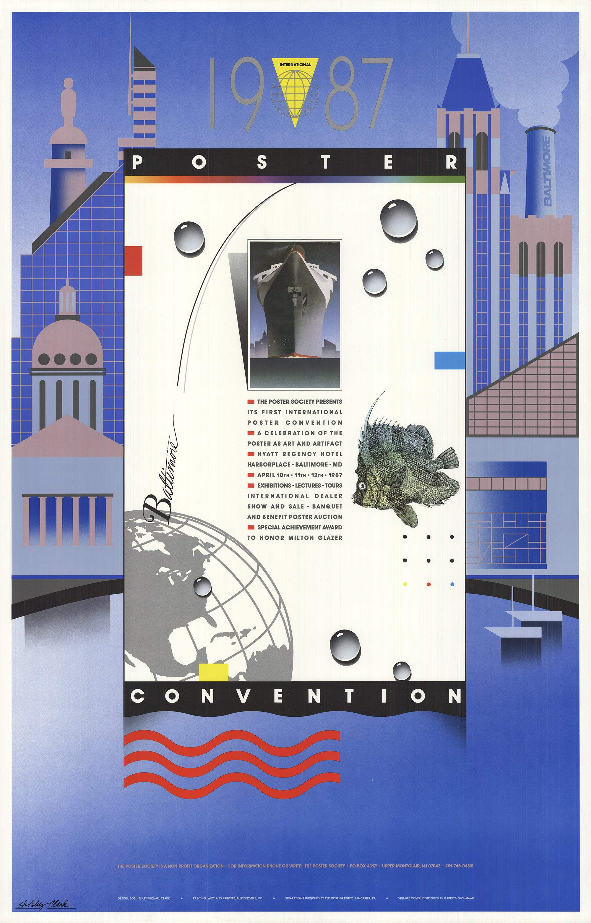 BOB HELSEY 1987 Poster Convention, 1987 - Walmart.com