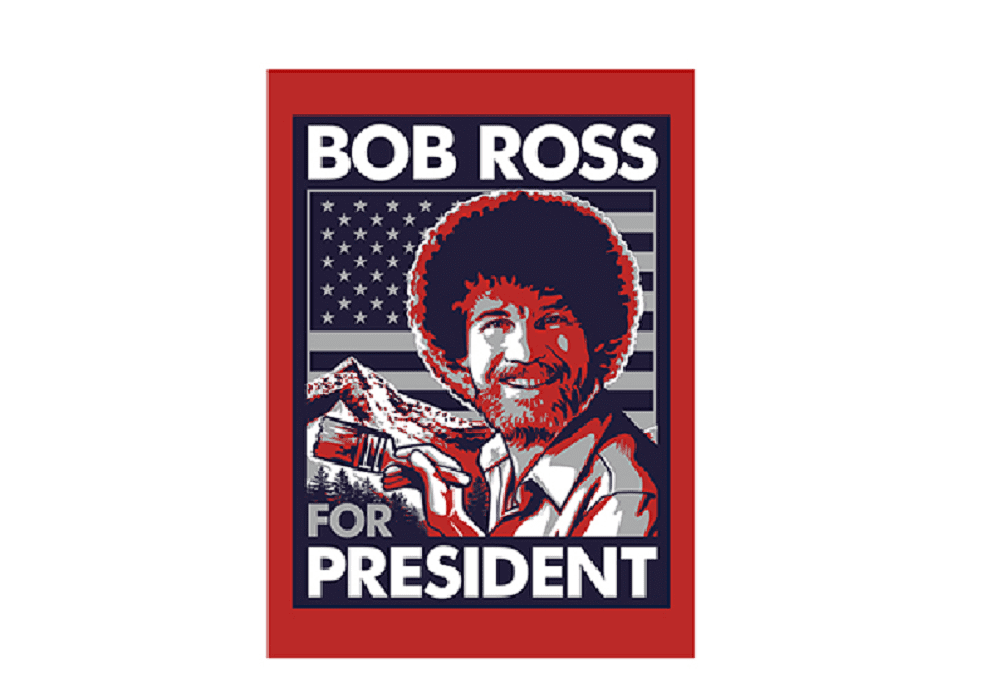 BOB ROSS FOR PRESIDENT MAGNET - Officially Licensed Bob Ross President ...