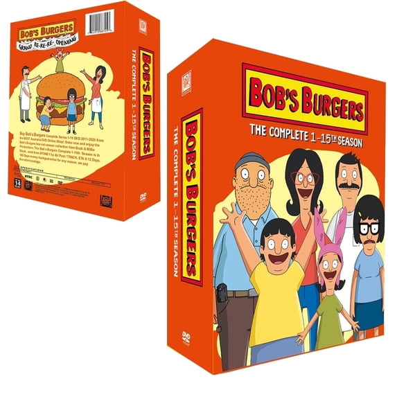 BOB’S BURGERS: All the Burgers, All the Fails – The Complete Orange Box ...