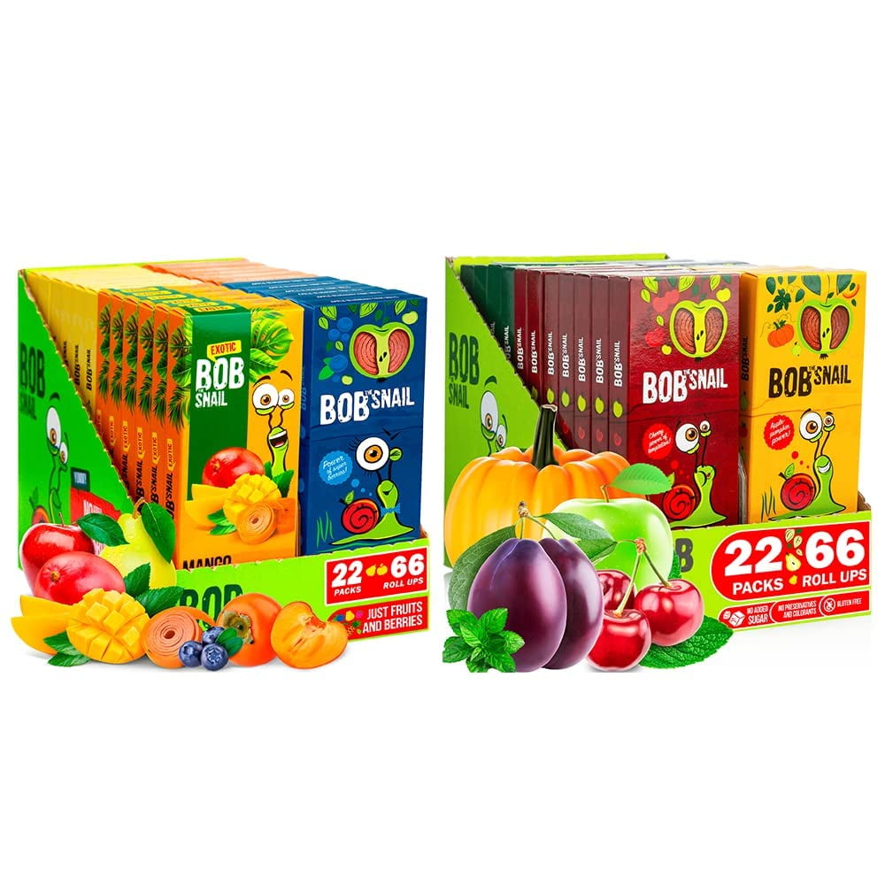 BOB SNAIL Healthy Fruit Snacks for Adults & Kids - Walmart.com