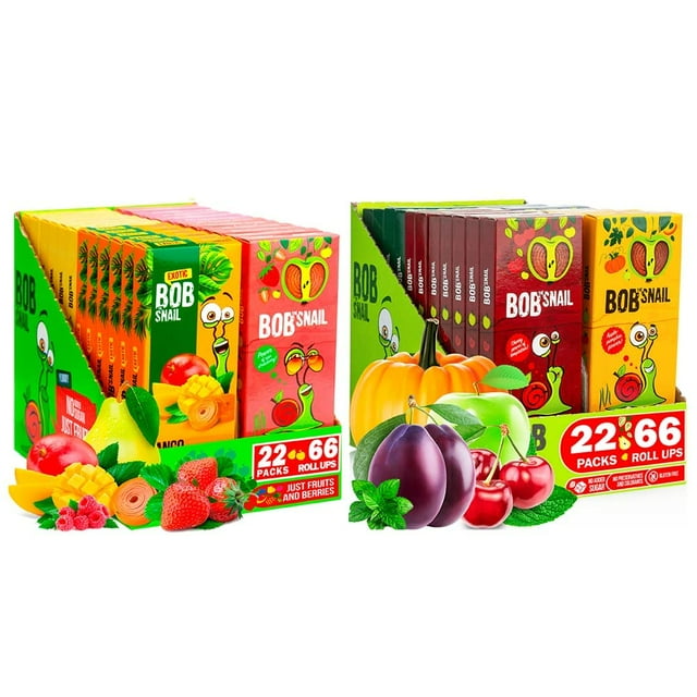 BOB SNAIL Healthy Fruit Snacks for Adults & Kids. - Walmart.com