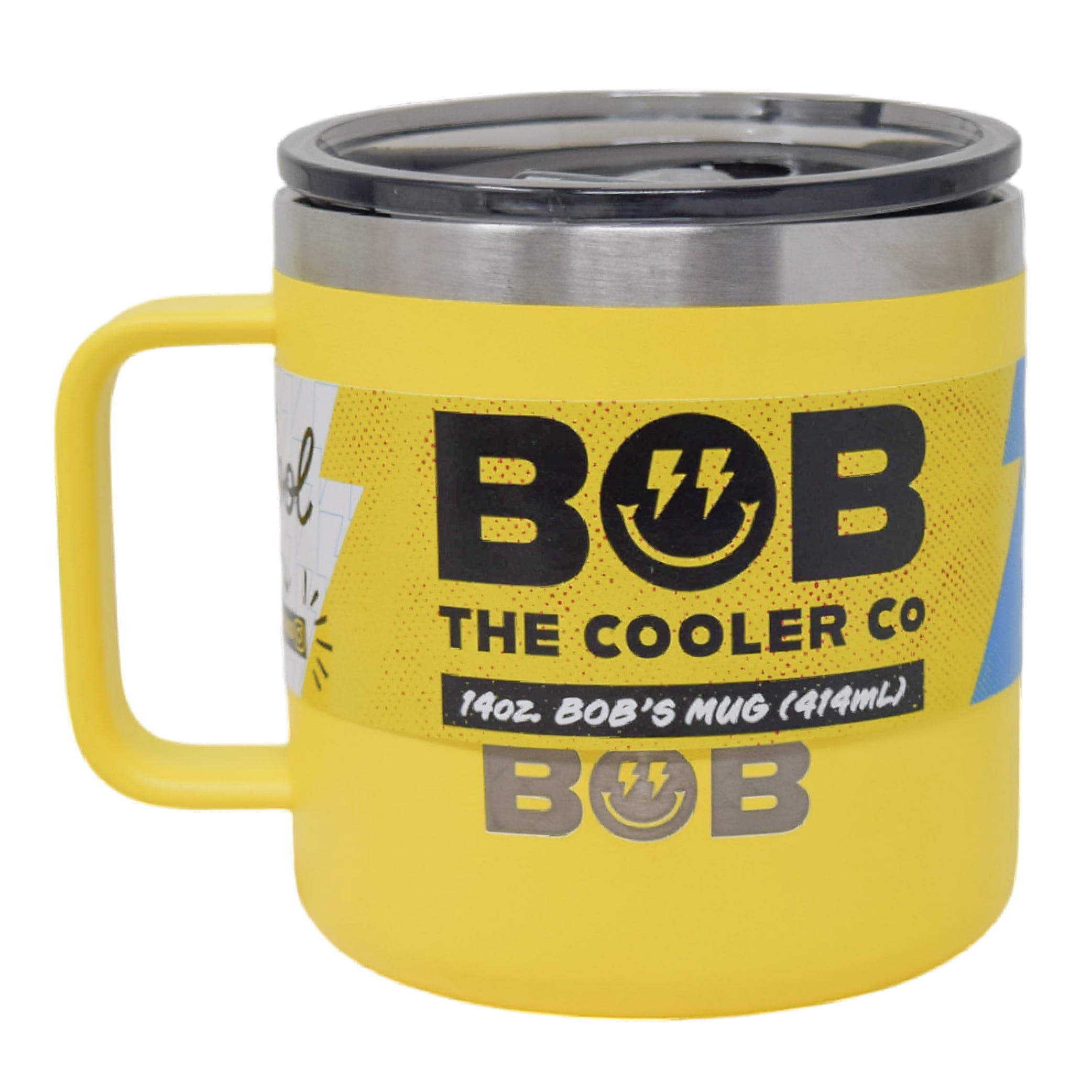 BOB THE COOLER CO - 14oz "Bob's Mug" Stainless Steel Double Wall Vacuum ...