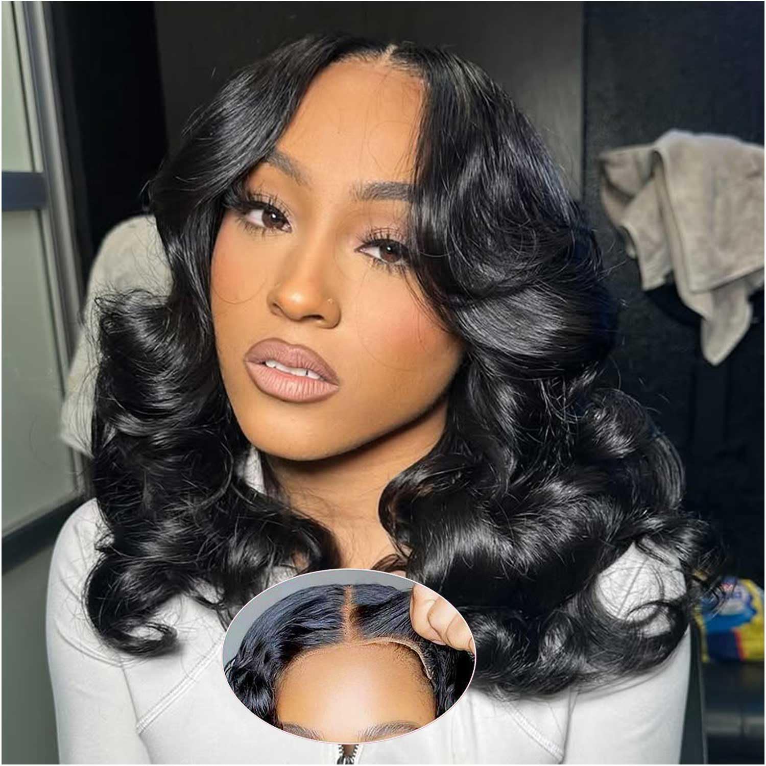 BOB Wig Human Hair 5X5 HD Lace Closure Wig 200% Density Body Wave Wig ...